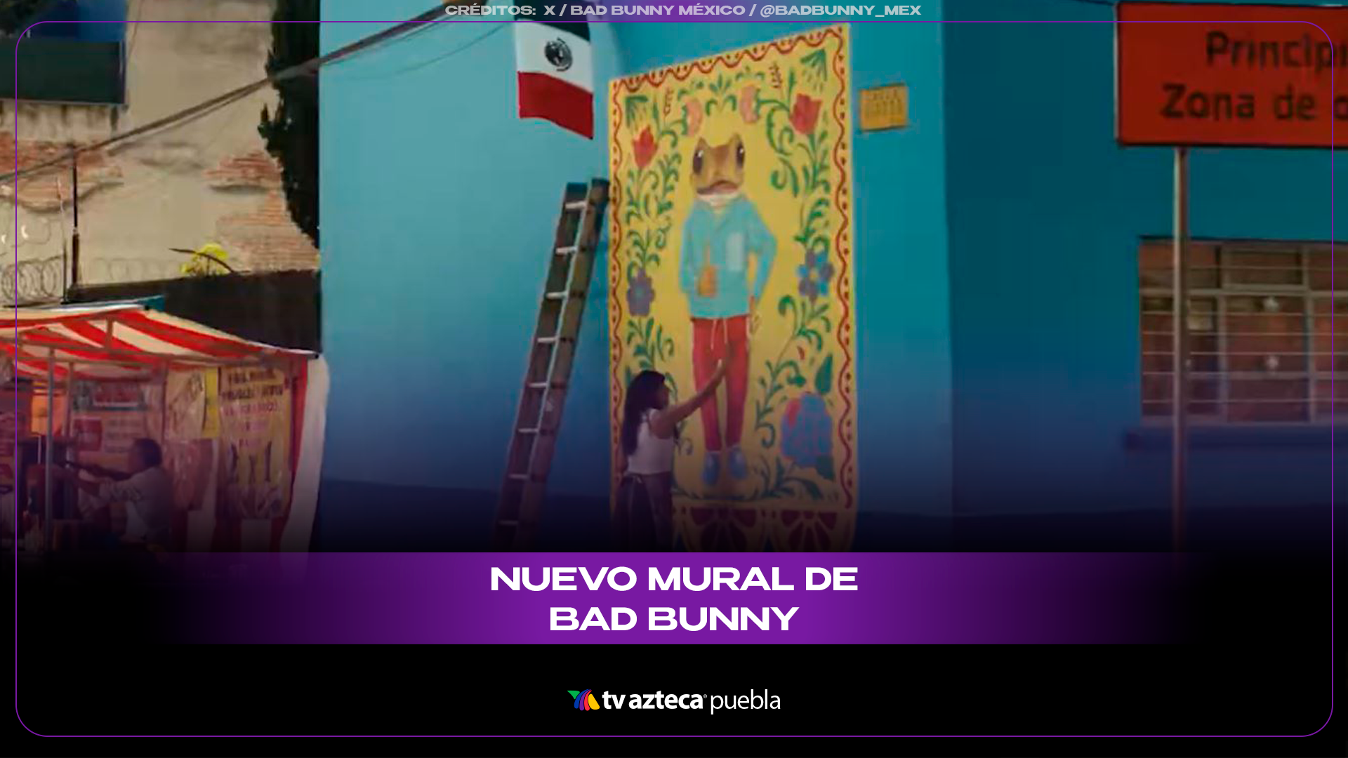 ¿Dónde está el mural de Bad Bunny en CDMX?