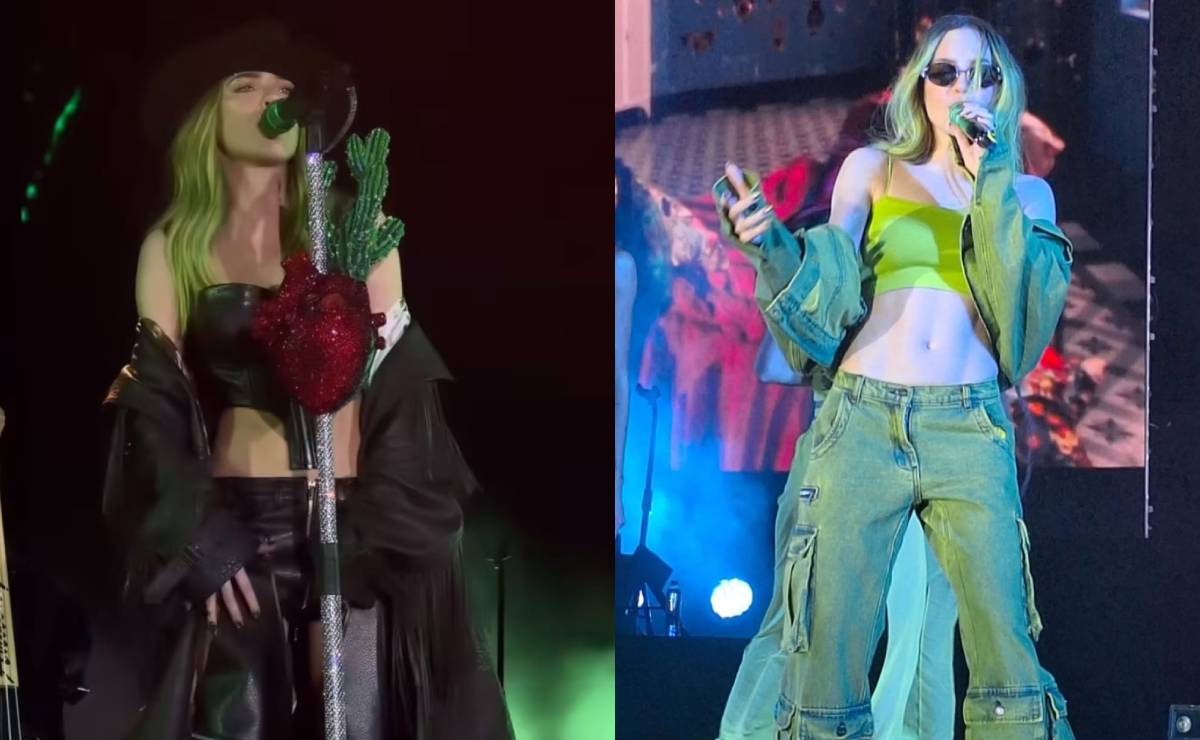 VIDEO: Belinda canta en vivo "Cactus", canción contra Nodal, desde Yucatán