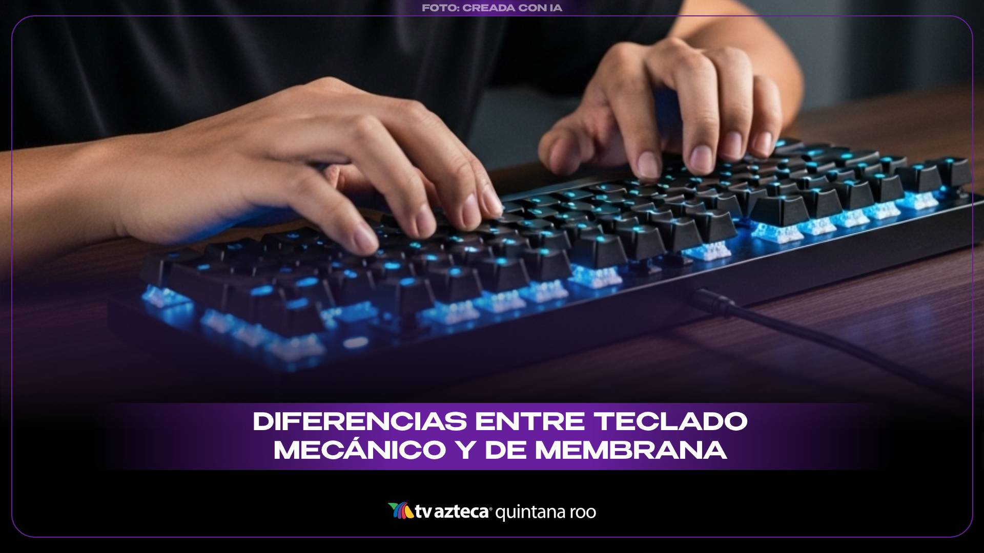 ¿Cuáles son las diferencias entre un teclado mecánico y uno de membrana?