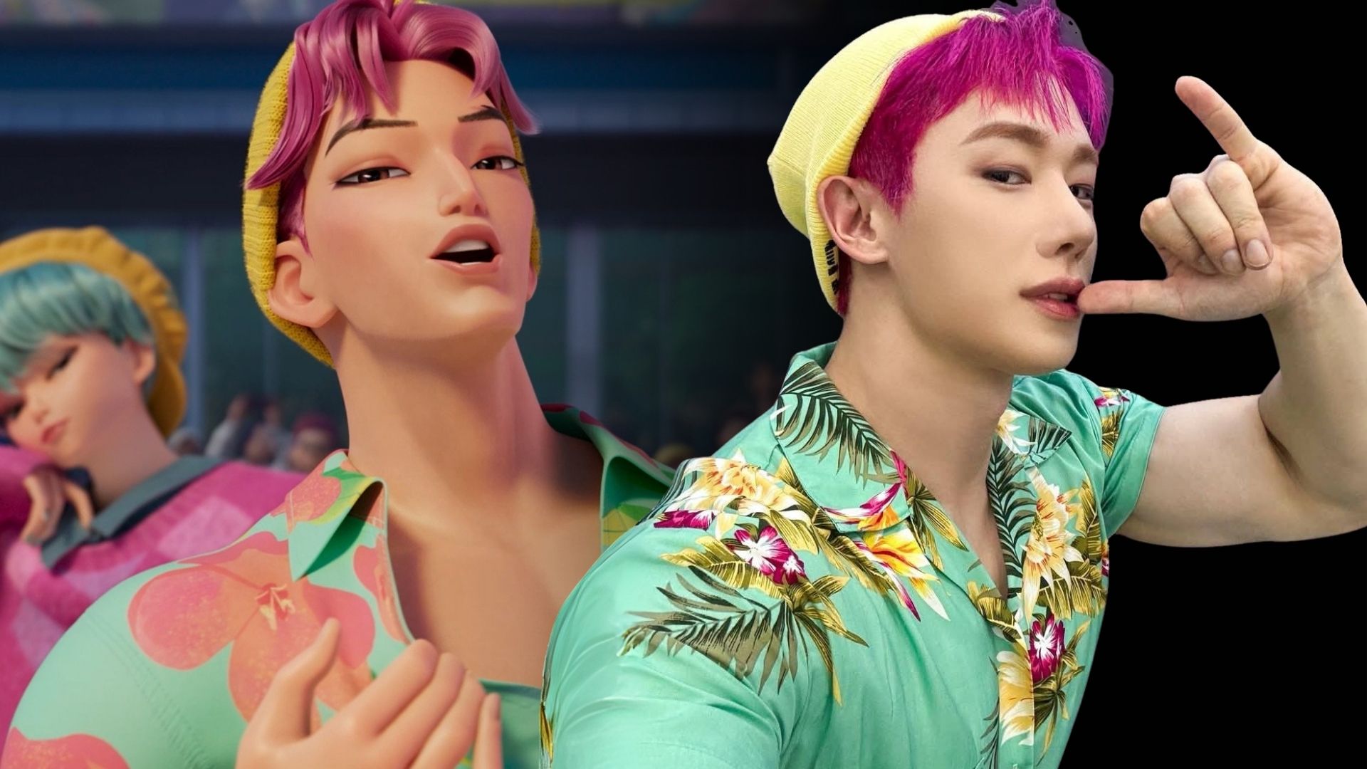 Wonho impacta con cosplay de Demon Hunters y canta temas de "Las ...