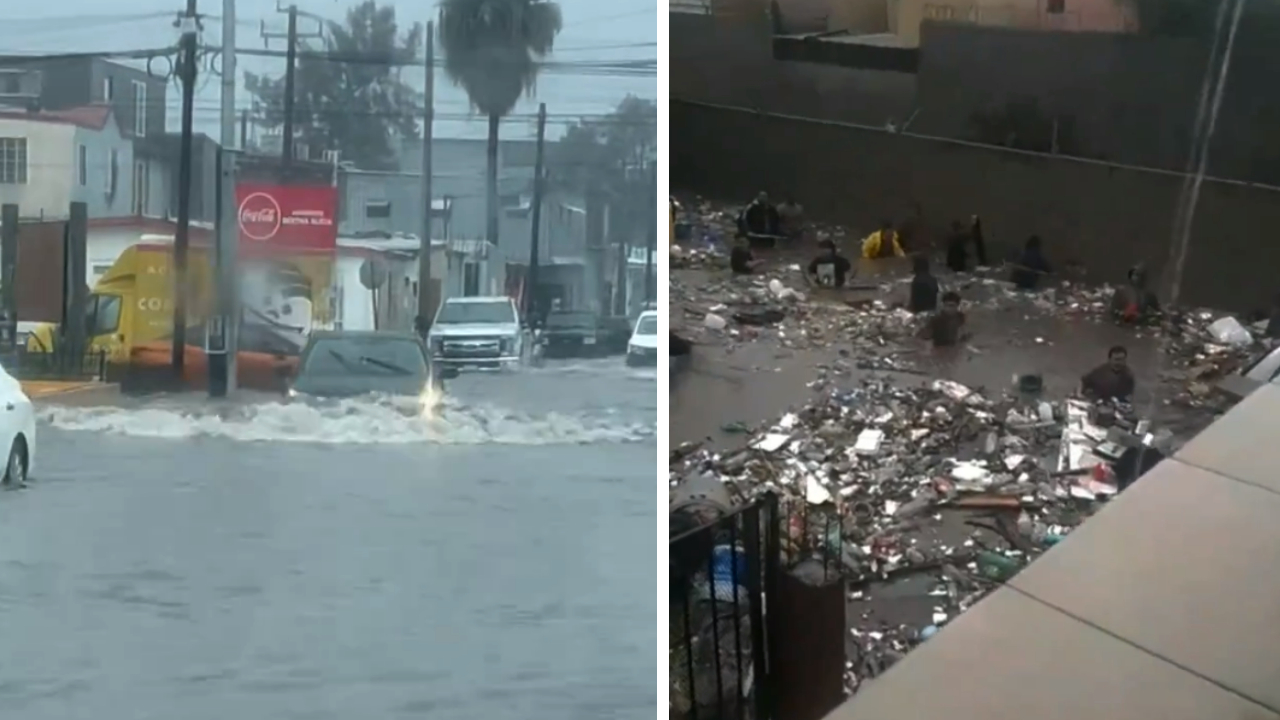 Tijuana se encuentra con graves inundaciones gracias a las lluvias que ...