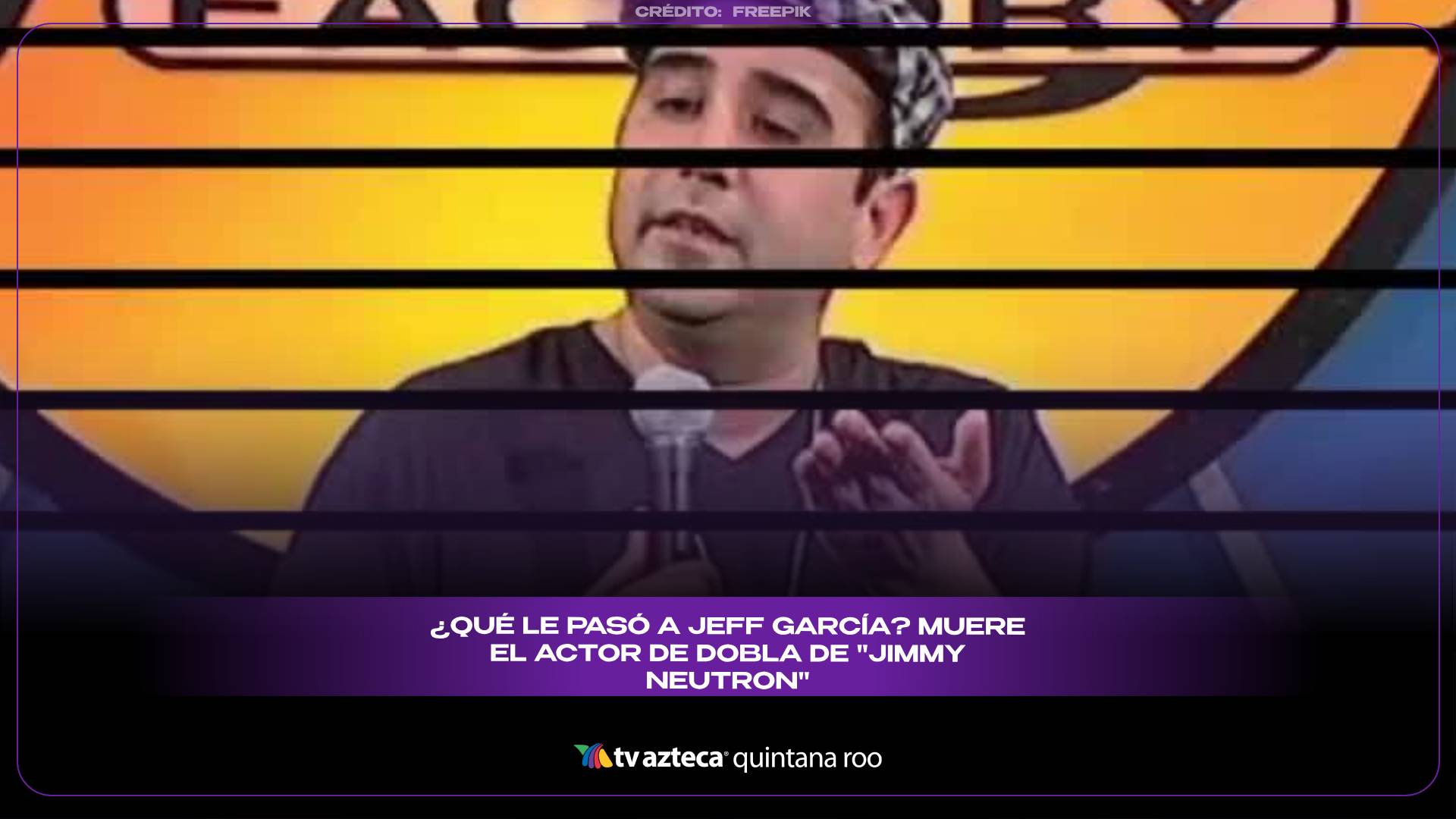 Muere Jeff Garcia, actor de doblaje de 'Jimmy Neutron', a los 55 años ...