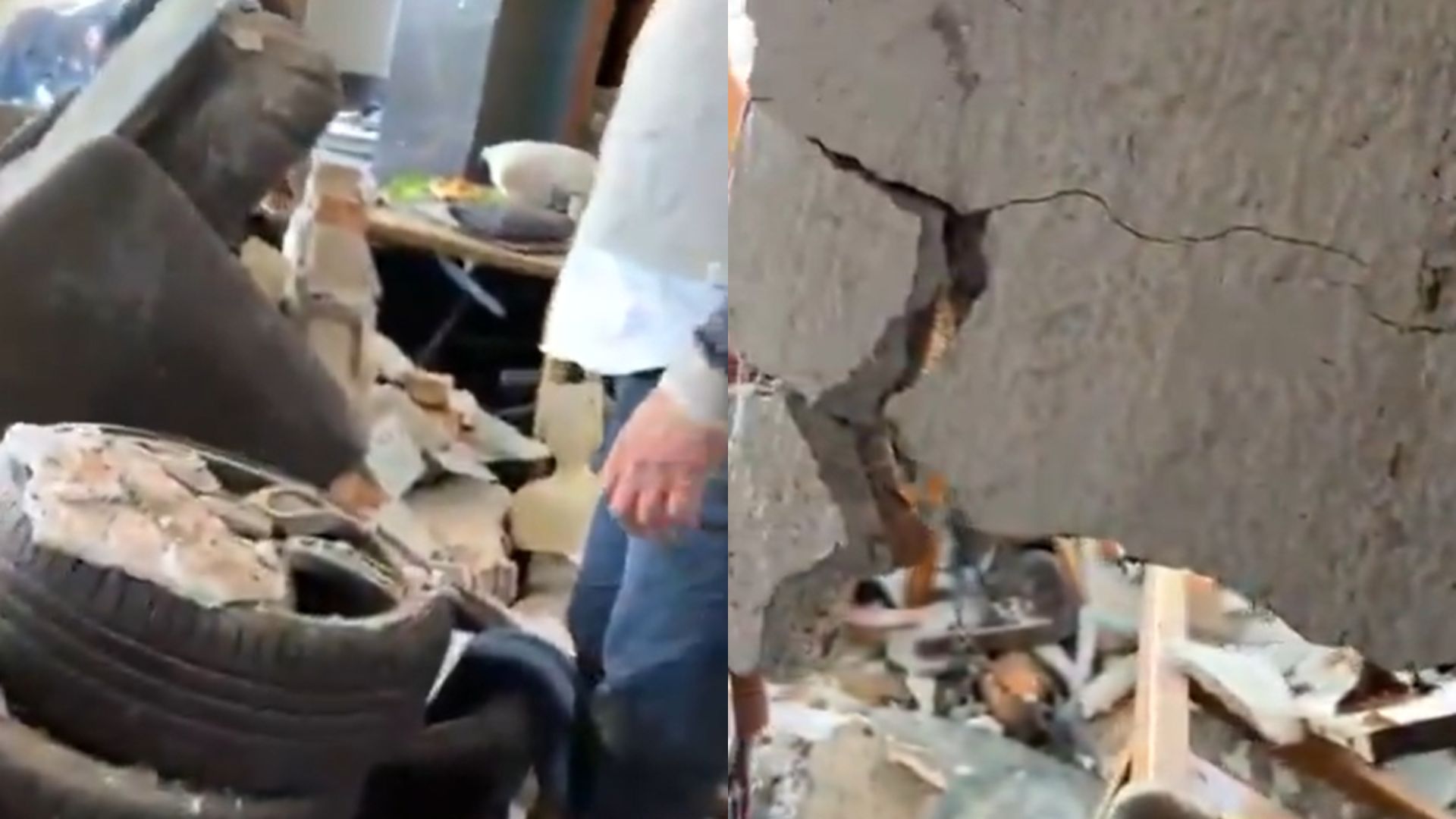 VIDEO | Filtran FUERTES IMÁGENES del interior de un edifico tras la ...