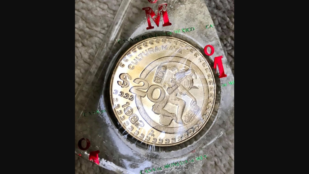 La moneda de 20 pesos de la Cultura Maya se vende hasta en 8 mil pesos