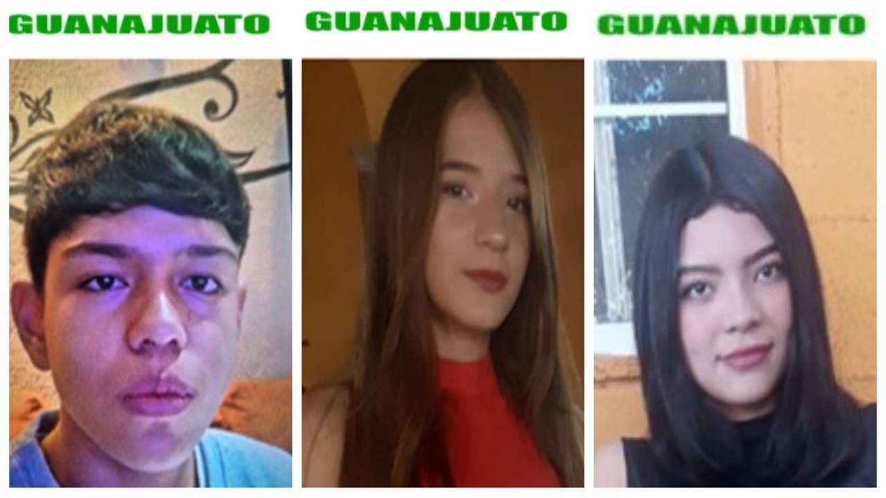 ALERTA AMBER: Tres menores desaparecieron en Guanajuato; familiares los buscan con urgencia