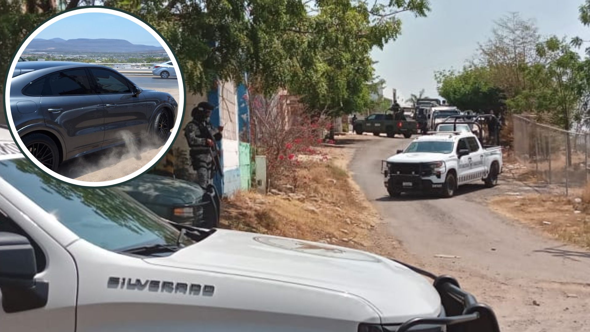 Cateo en la Progreso Culiacán deja varios vehículos asegurados