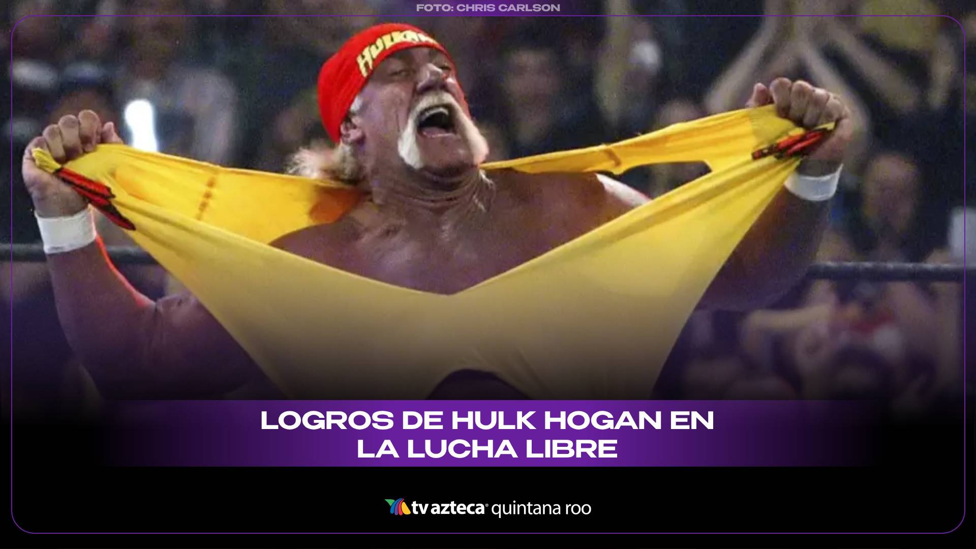 VIDEO: Estos fueron los logros de Hulk Hogan en la lucha libre