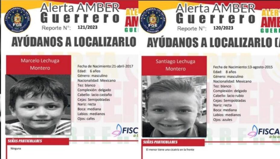 ALERTA AMBER: Buscan a dos nietos de Héctor Lechuga en Acapulco