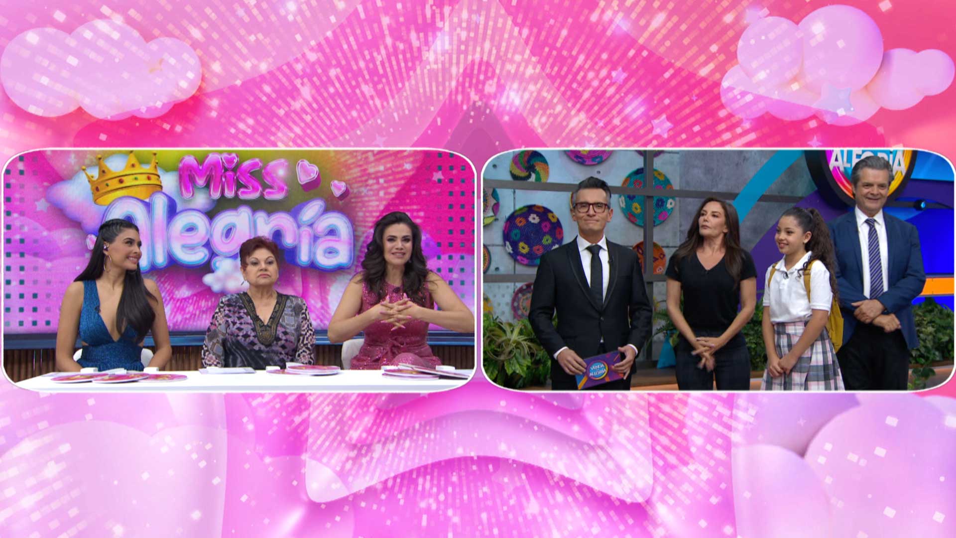 Miss alegría tuvo una prueba de actuación para las pequeñas