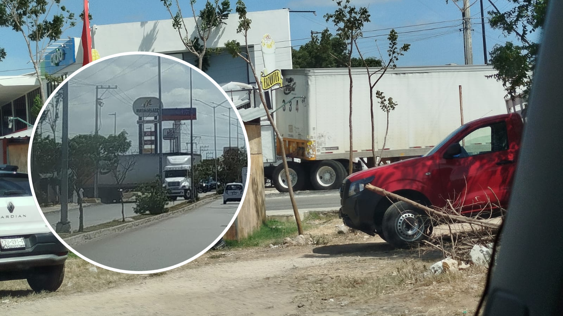 Accidente en Polígono 108 de Mérida: ¿Qué se sabe del tráiler atorado ...