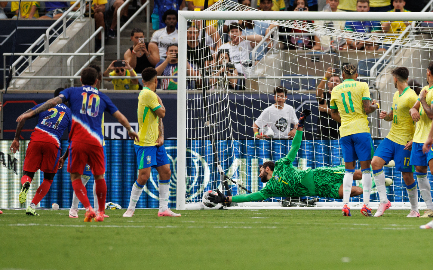 Estados Unidos y Brasil empatan rumbo a la Copa América 2024