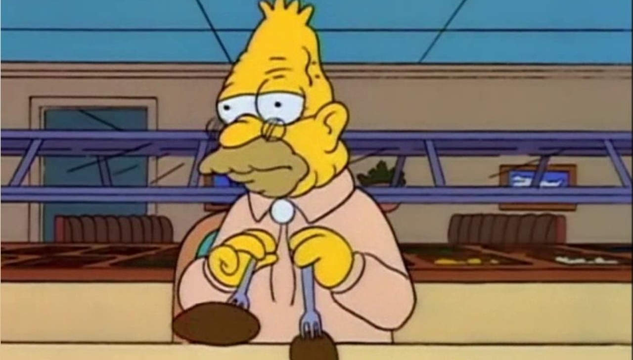 Así luciría ‘Abraham Simpson’ si fuera real, según la inteligencia ...