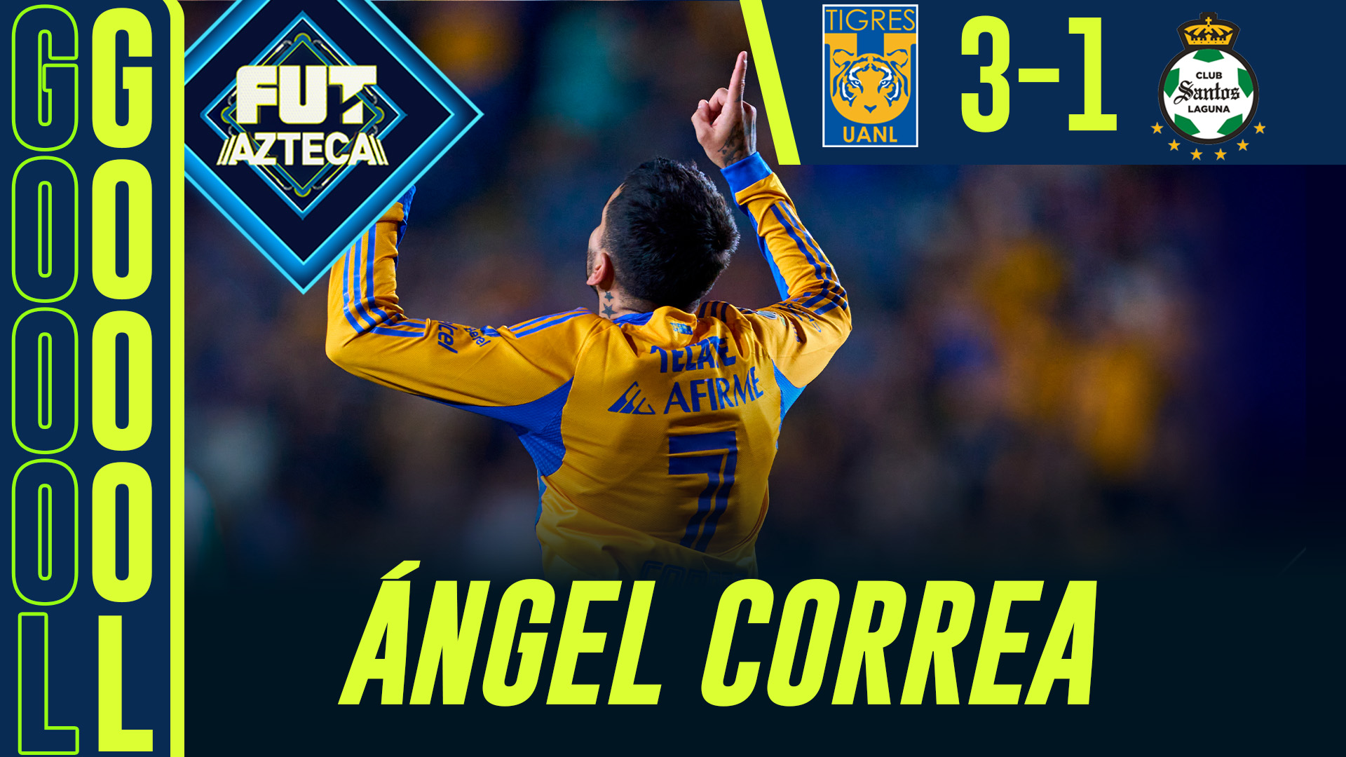 ¡GOL DE PENAL DE ÁNGEL CORREA ! | Tigres 3 - 1 Santos | J5 | CL 2026