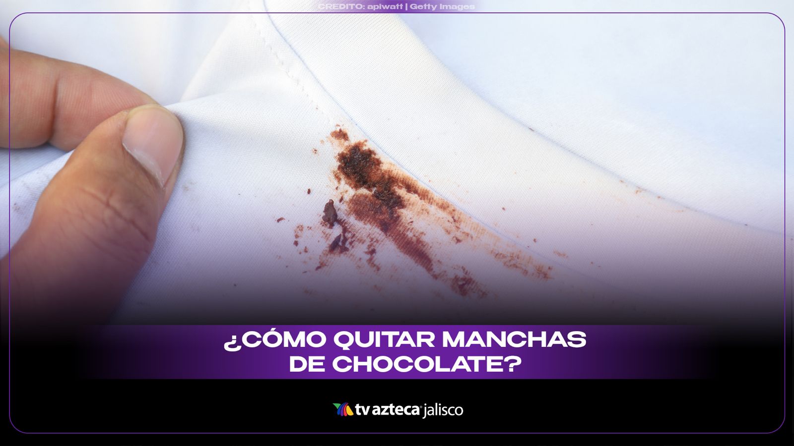 Tips caseros: ¿cómo quitar manchas de chocolate de la ropa o muebles?