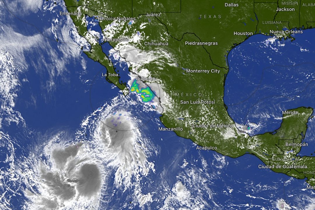¿Cuál es el efecto fujiwhara que se formó en el Océano Pacífico y qué tan peligroso es para México?