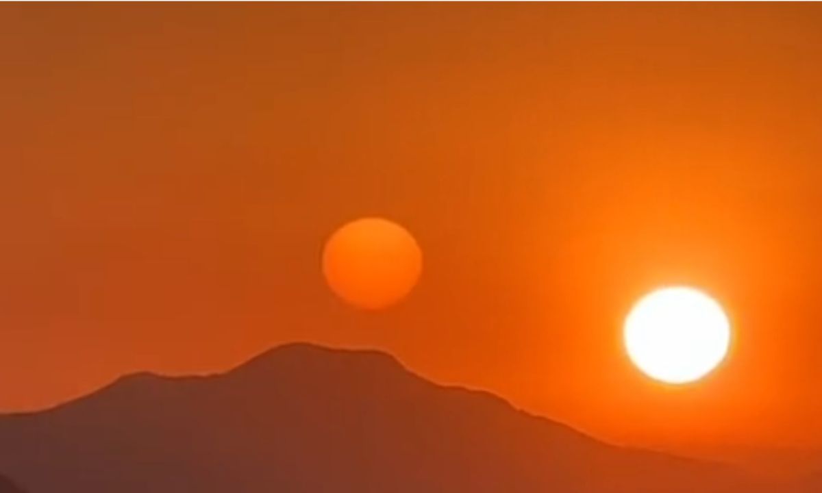 Video: tiktoker graba dos soles en cielo de México