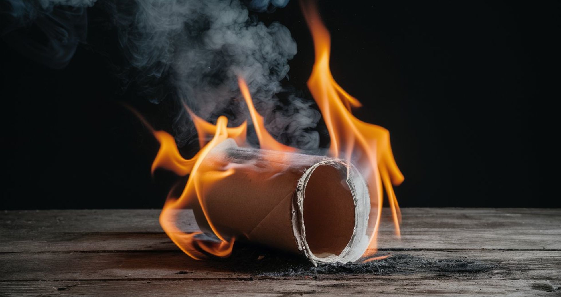 ¿Por qué debes quemar el tubo de cartón del papel higiénico?