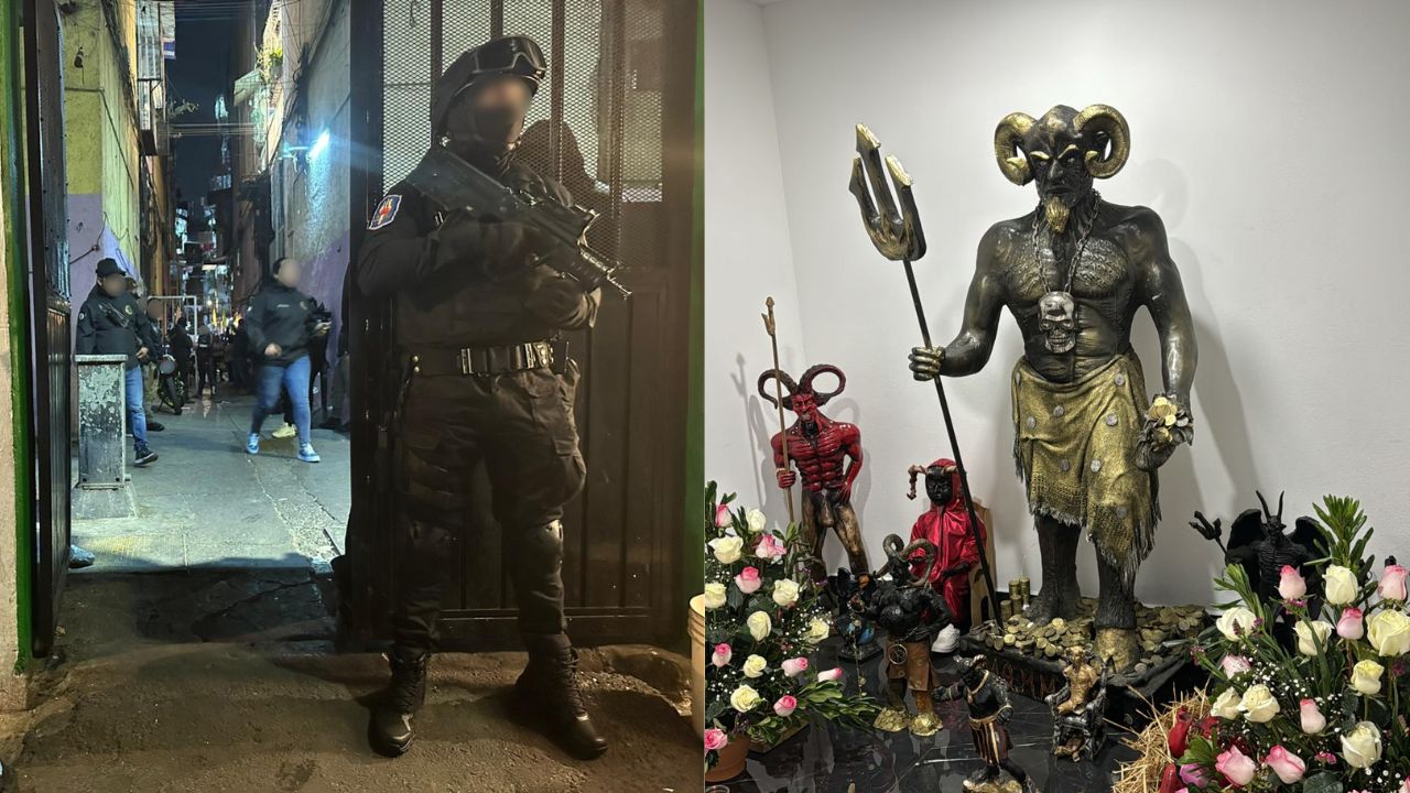 Encuentran droga y diablos en un altar a satanás tras un cateo en el ...