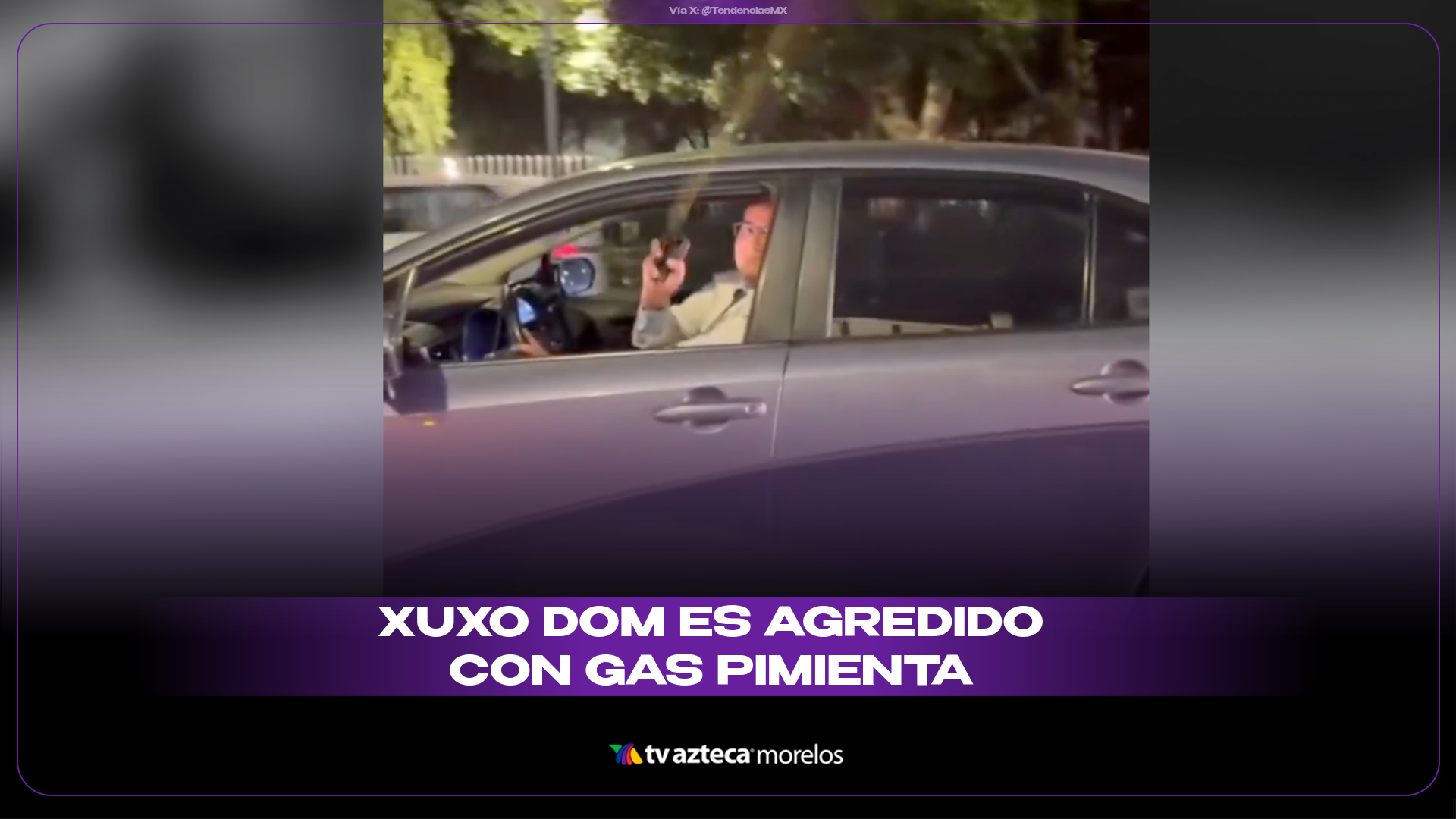 Xuxo Doom es agredido con gas pimienta tras conflicto vial y todo queda ...