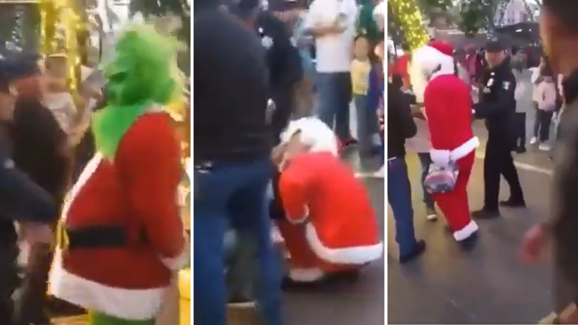 El Grinch y Santa Claus se enfrentan a golpes en Aguascalientes: riña ...