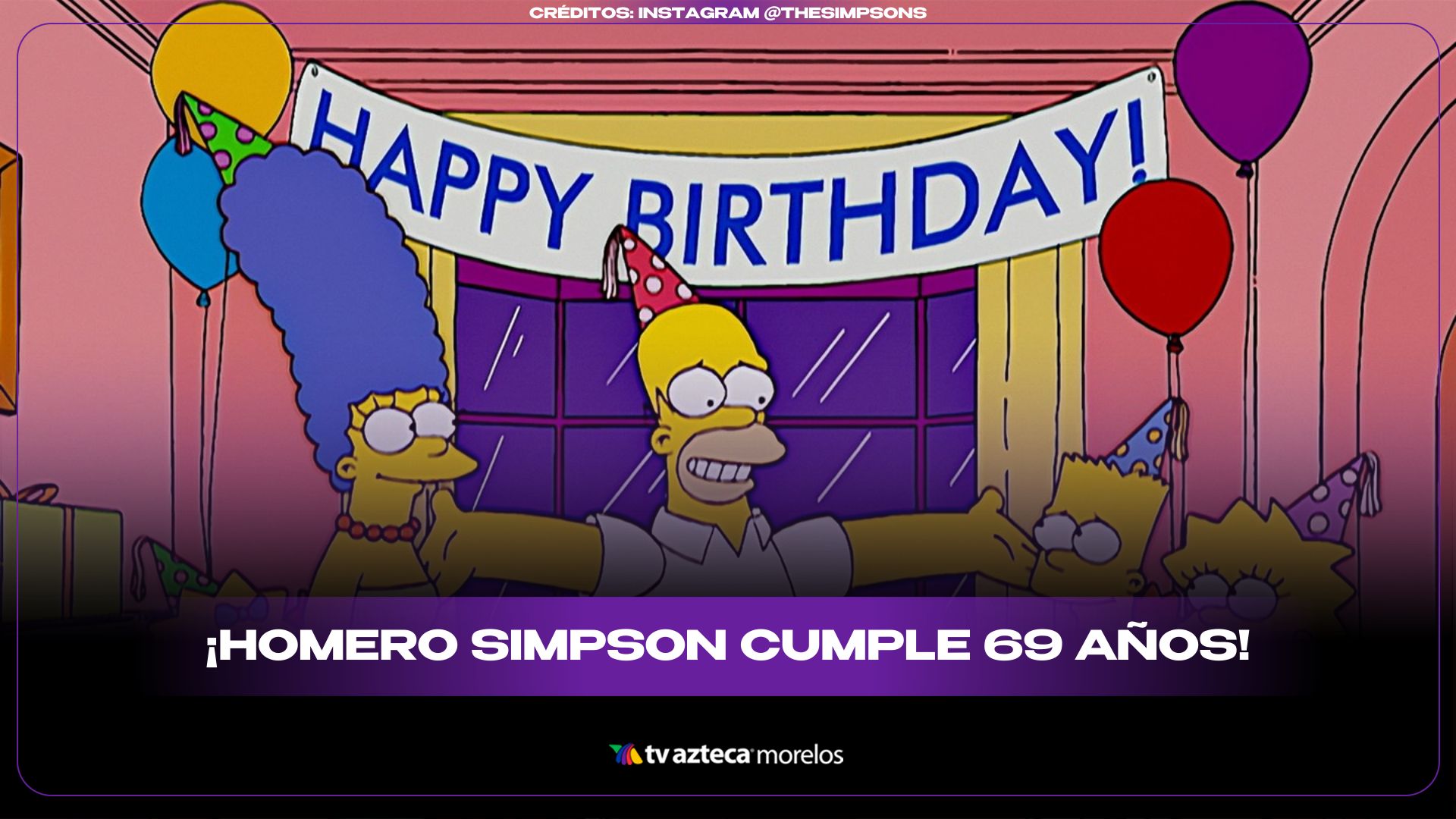 ¡Homero Simpson cumple 69 años!