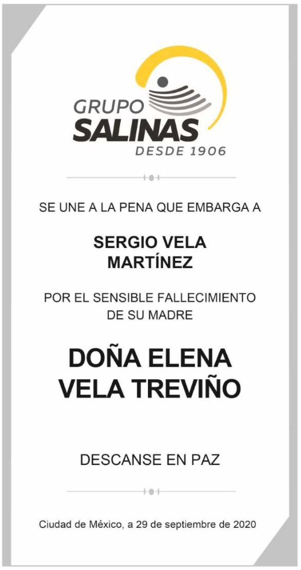 Murió Elena Vela, madre del Director General de Arte & Cultura Grupo ...