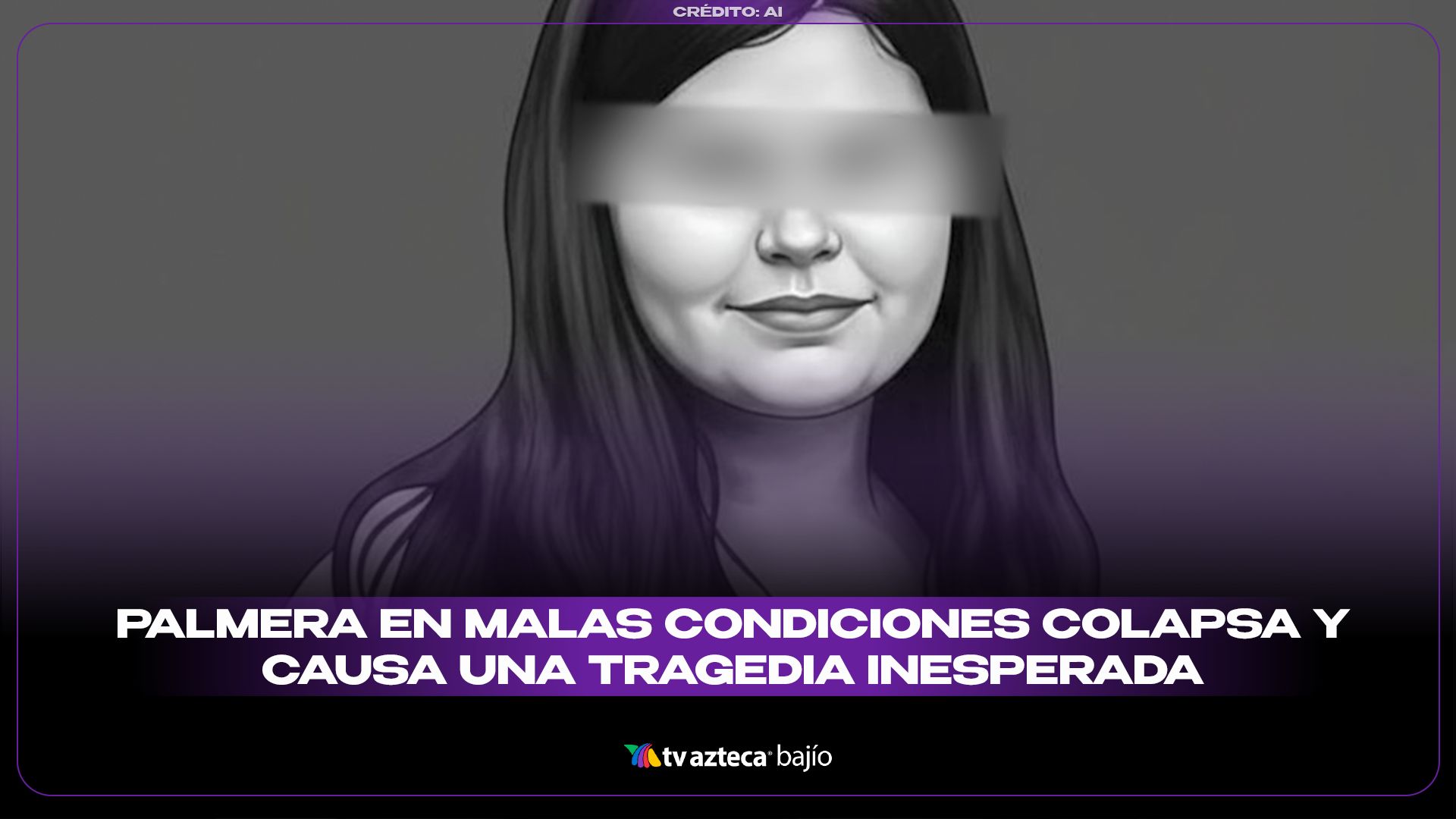 Palmera en malas condiciones colapsa y causa una tragedia en Pénjamo