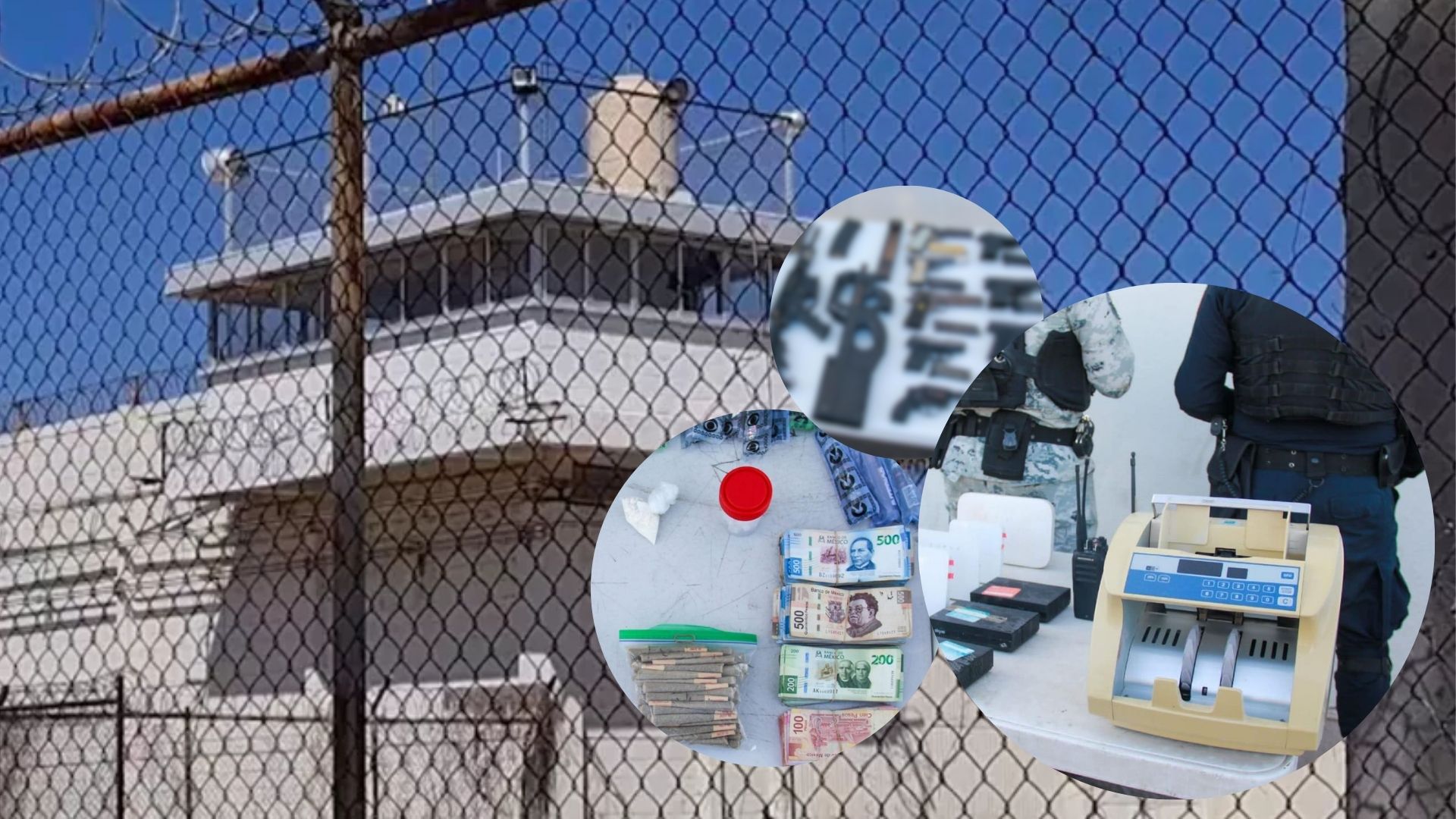 Hallan explosivos, dinero y armas en nuevo esculque en el penal de Aguaruto, en Culiacán