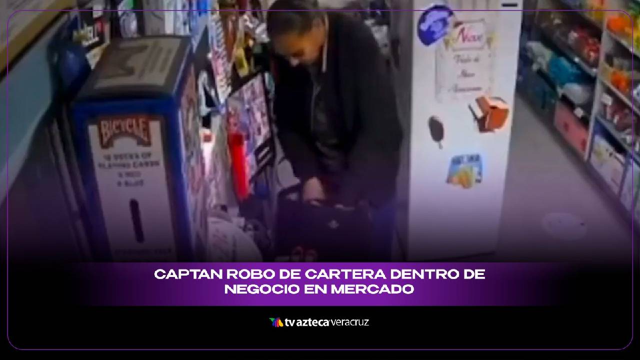Captan robo de cartera dentro de negocio en mercado de Tijuana