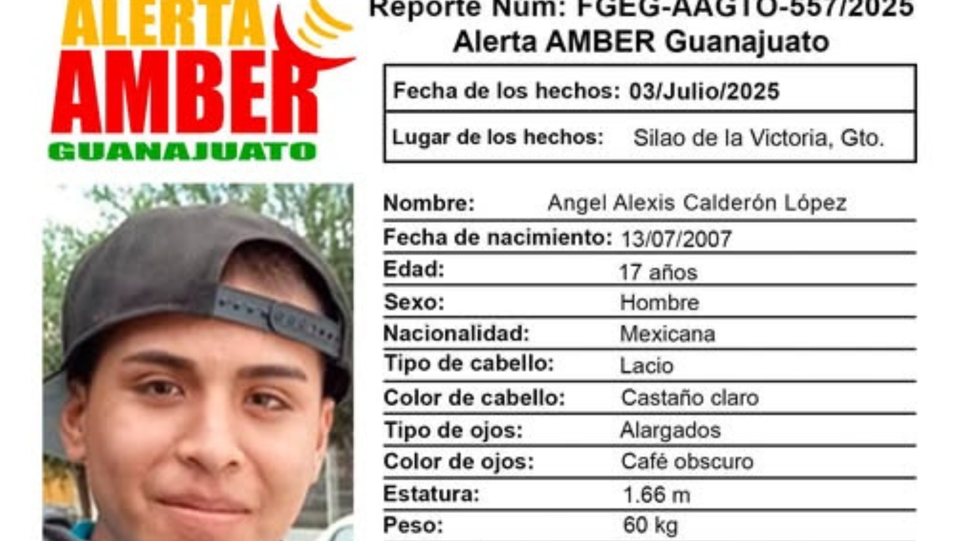 Desaparecidos Guanajuato: ¿Quién es Ángel Alexis Calderón López y qué ...