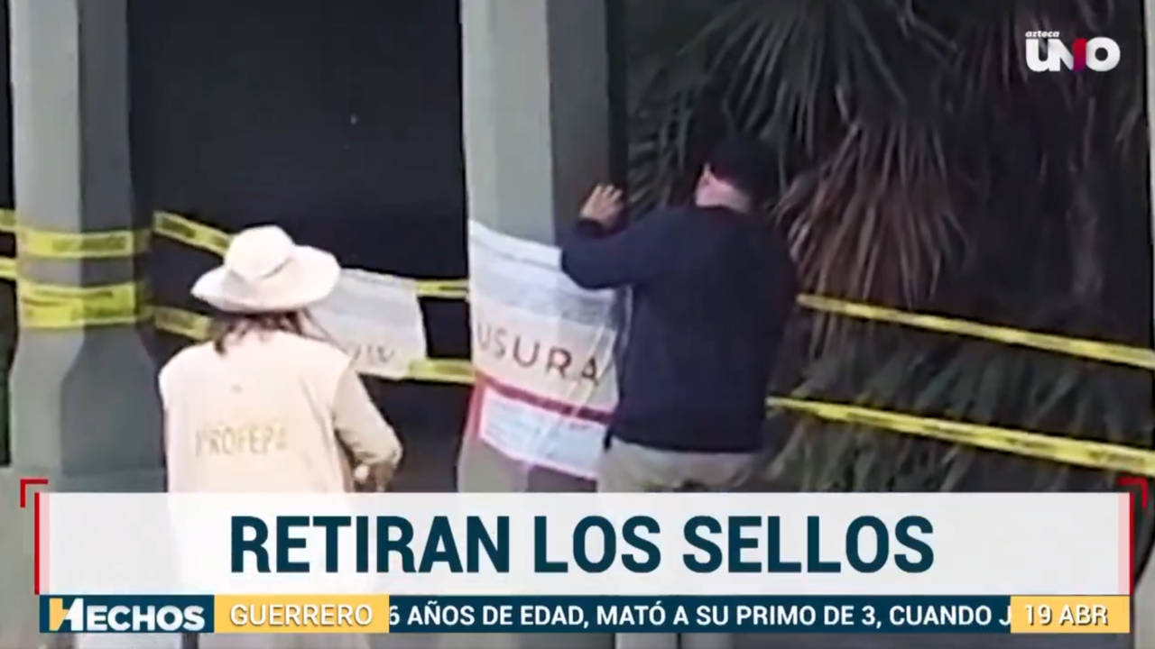 Tras más de 20 días Profepa ya retiró los sellos en Tangolunda