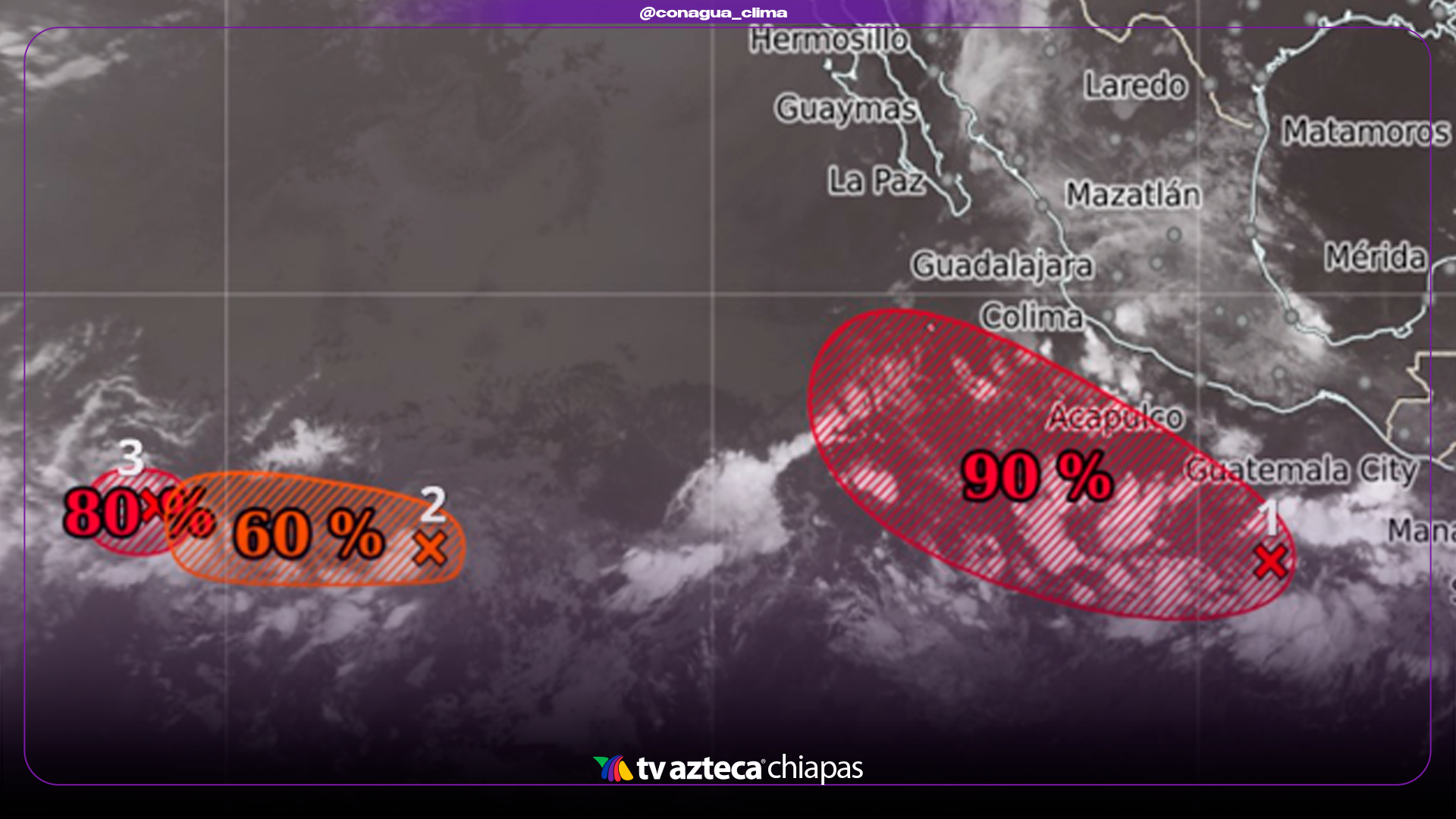Conagua alerta: Posibles ciclones en el Pacífico amenazan costas mexicanas