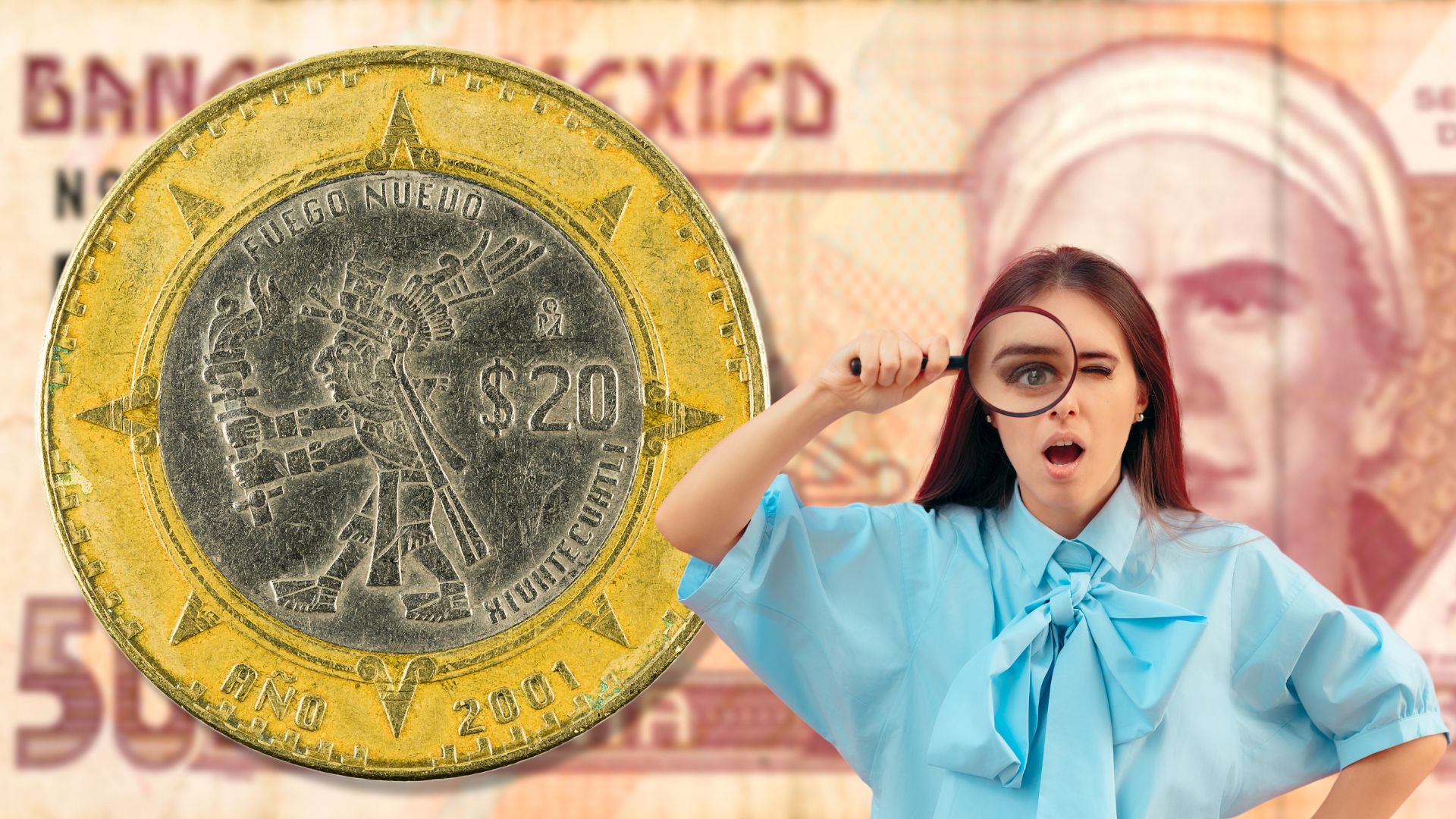Estas son las monedas mexicanas de 20 pesos que valen mucho, según el ...
