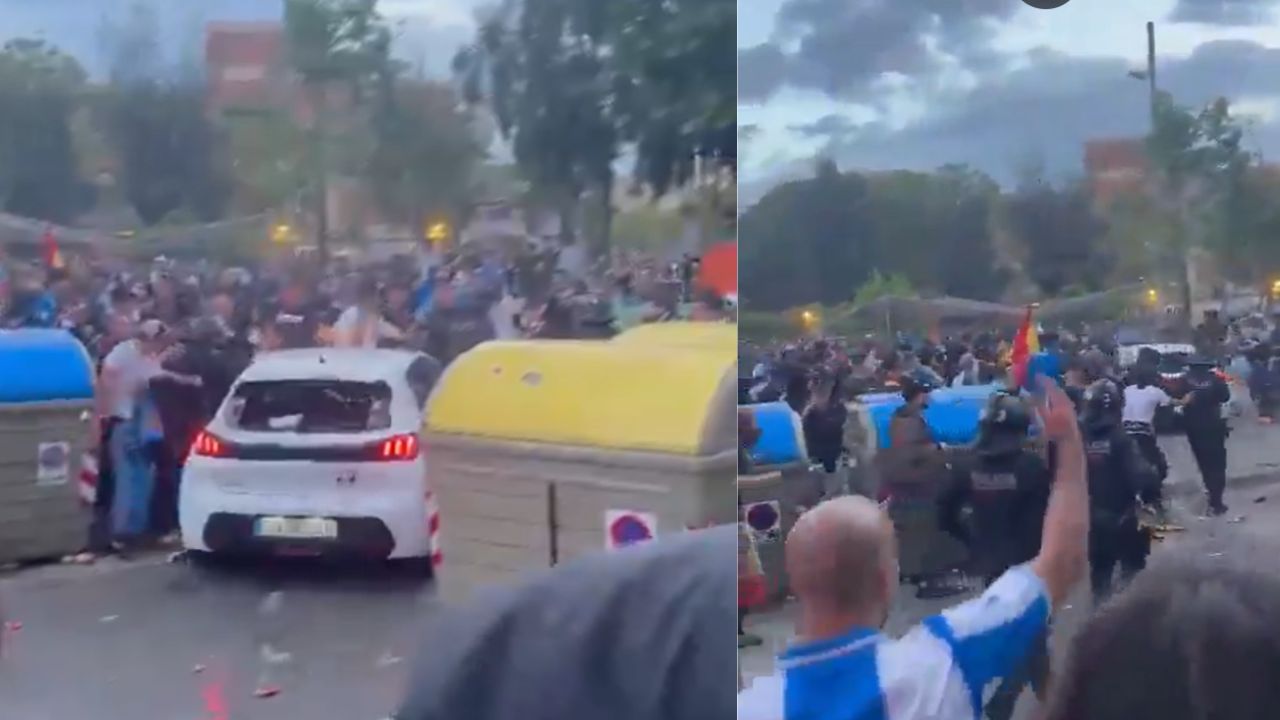 VIDEO: Atropello masivo afuera del Estadio previo al partido del ...