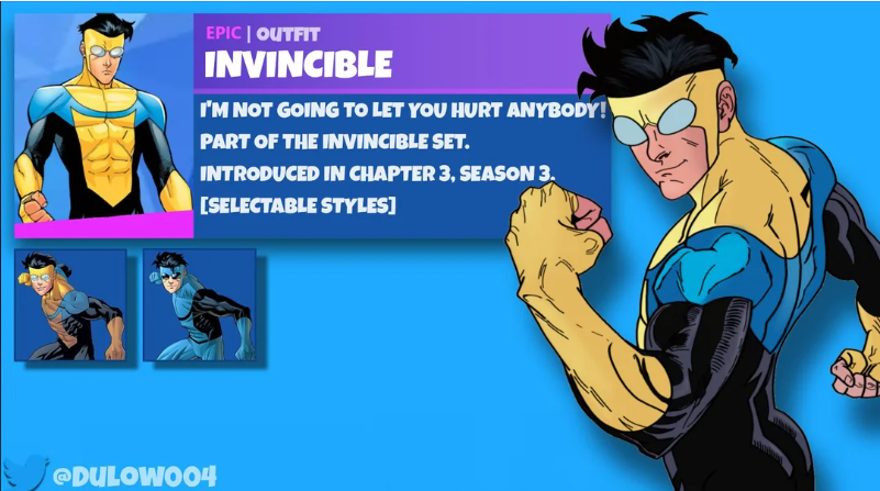 Invincible y Fortnite: ¿Cuáles son los nuevos personajes y skins?