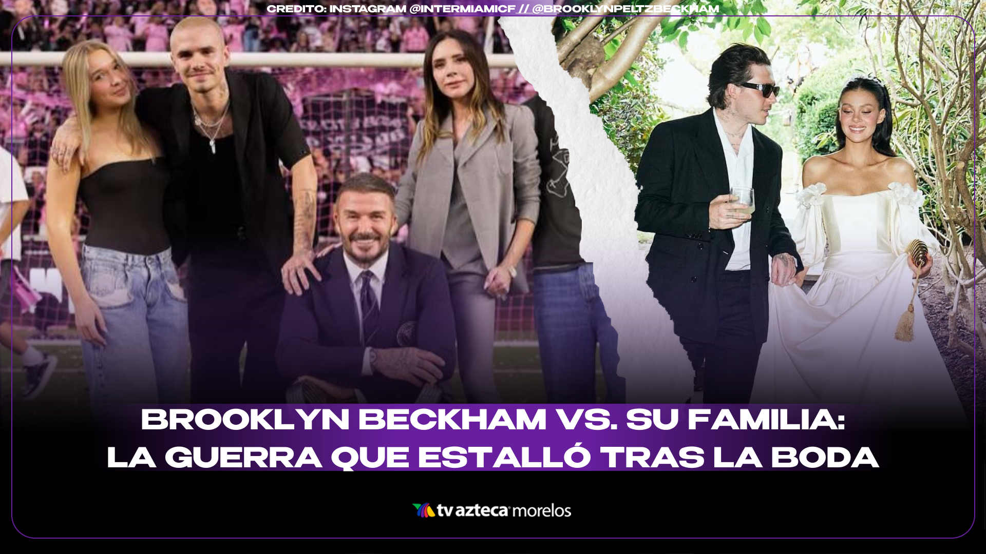 Brooklyn Beckham vs. su familia: la guerra que estalló tras la boda