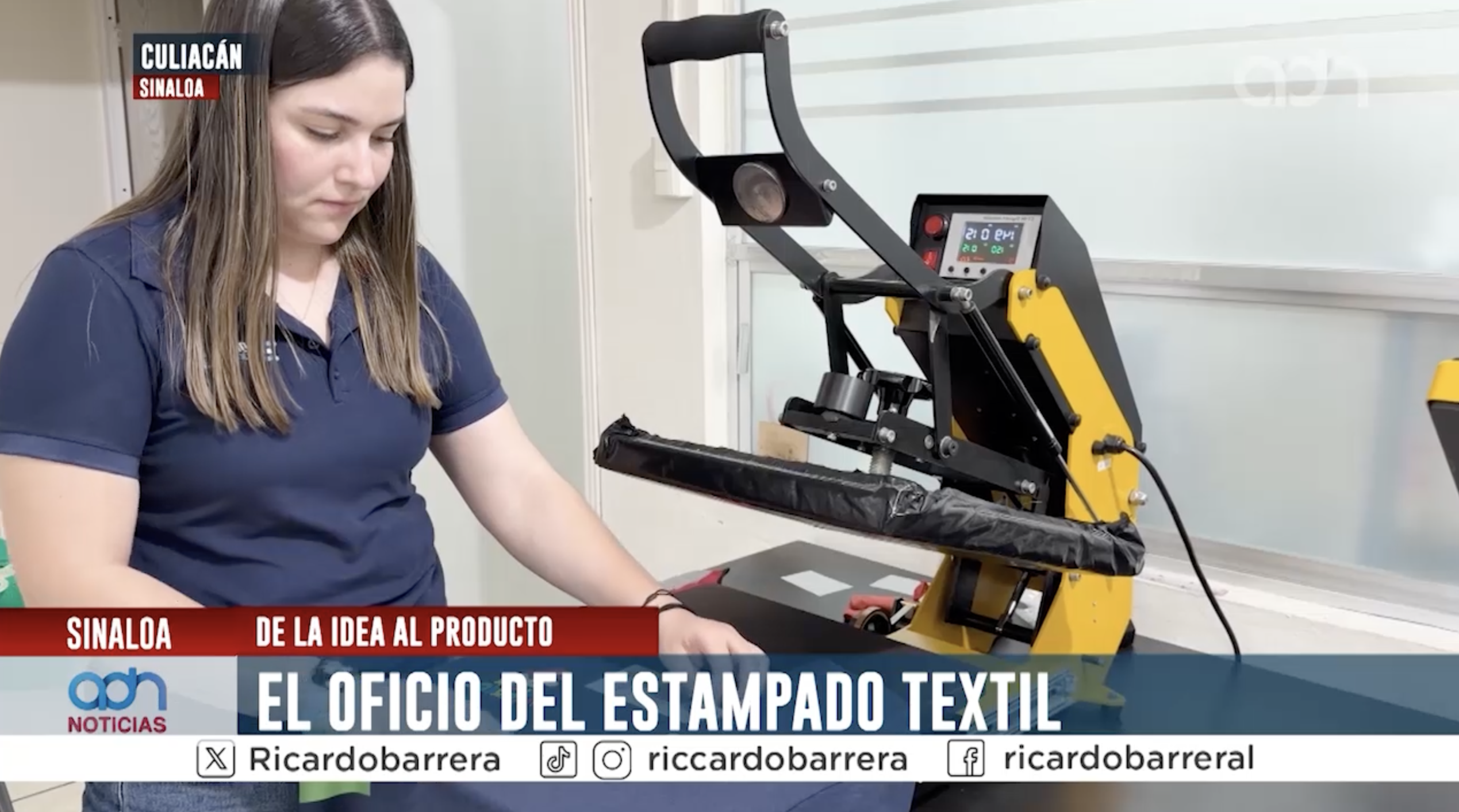 El arte del estampado textil: el oficio de Daniela Angulo en Culiacán ...