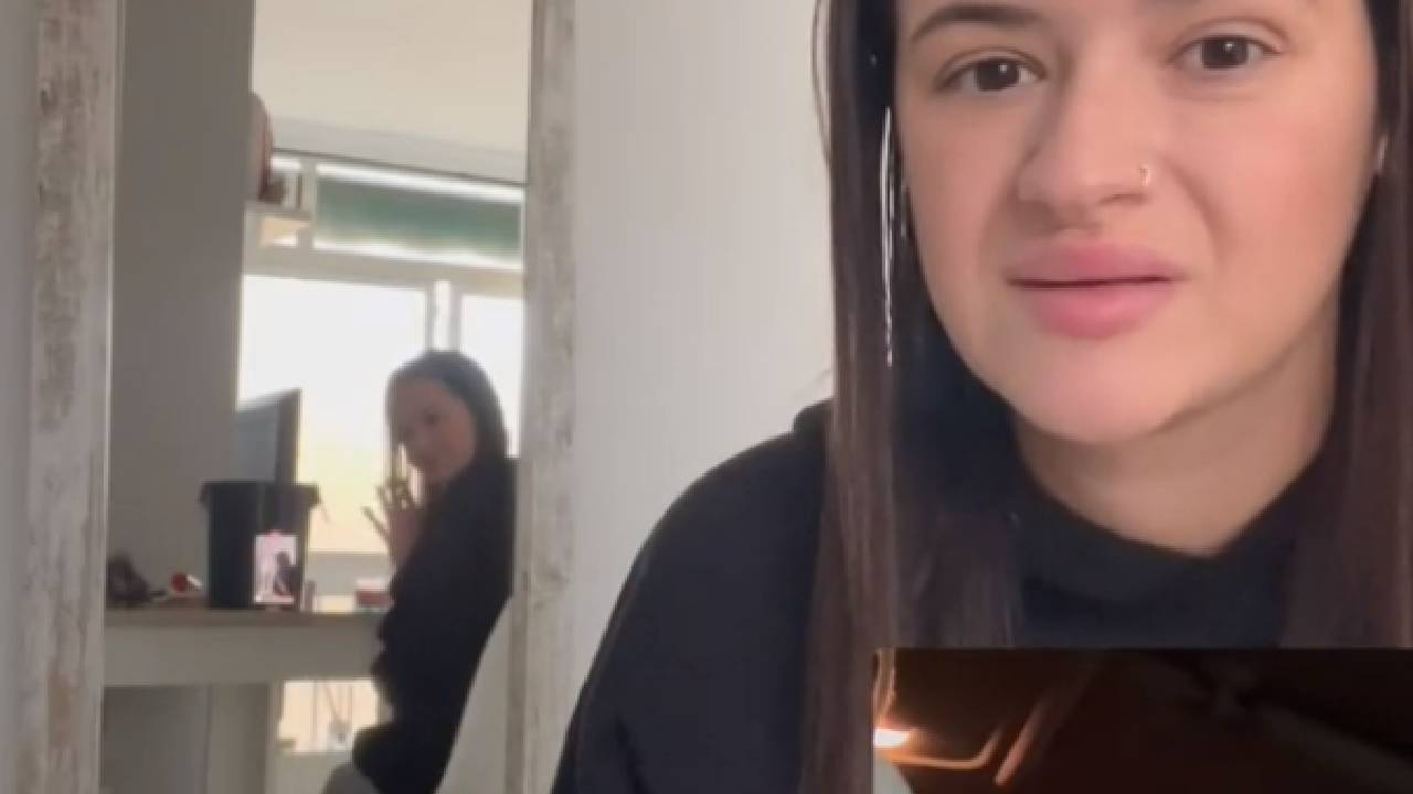 VIDEO: Mujer asusta a su novio con broma de Halloween