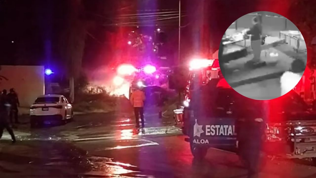 Reportan balacera y vehículo incendiado en Culiacán, Sinaloa |VIDEO