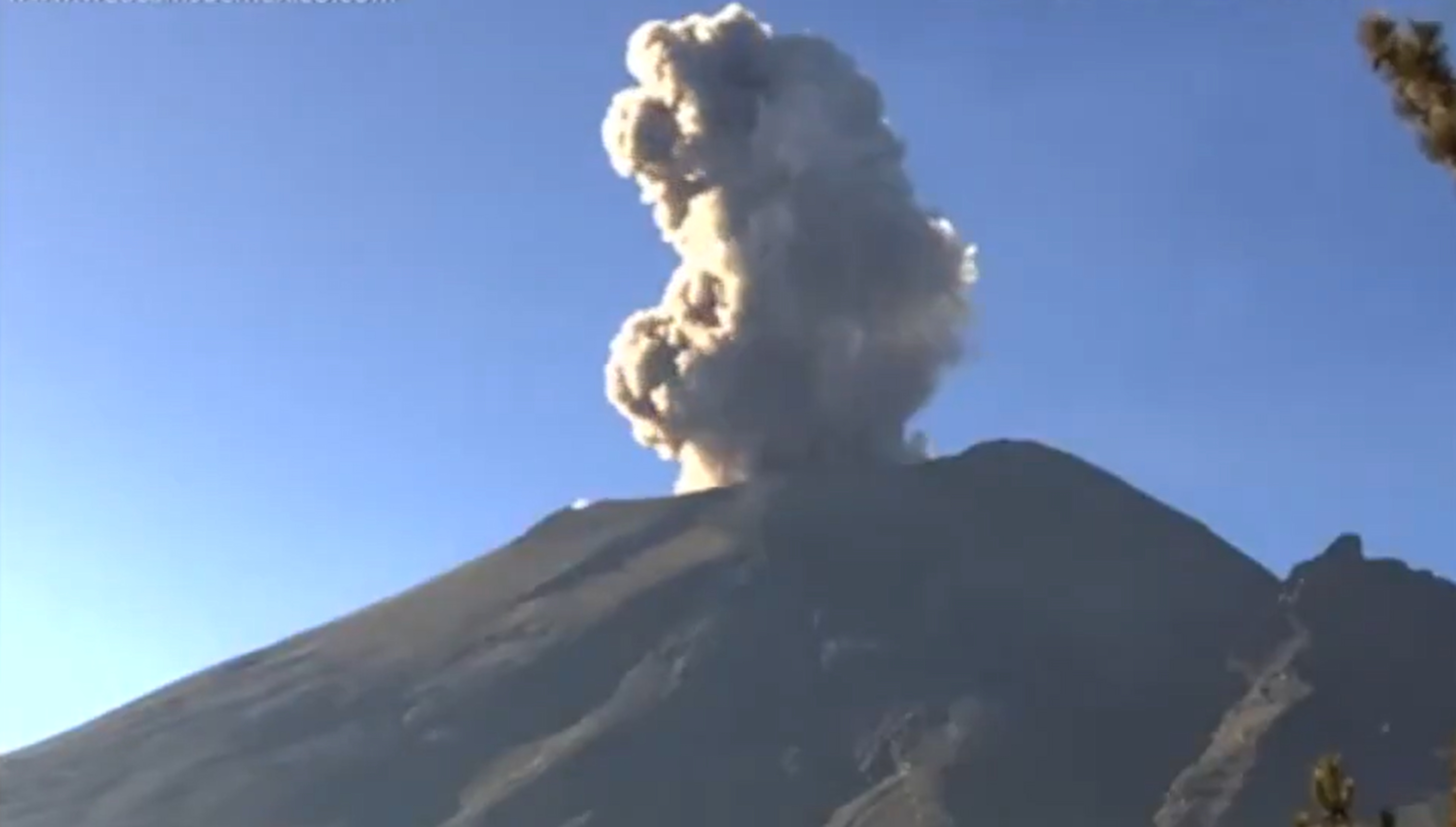 Se registra nuevo sismo volcanotectónico en el Popocatépetl HOY 3 diciembre