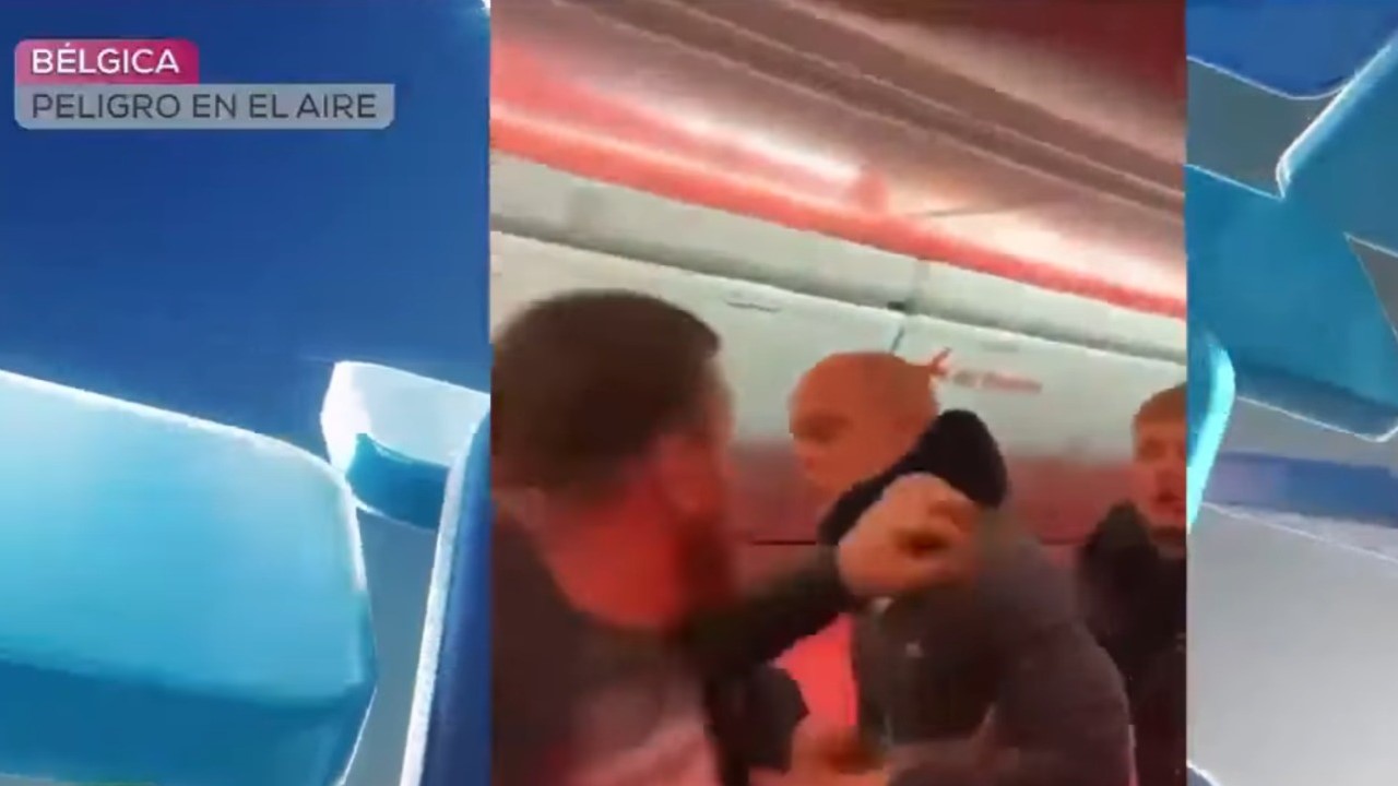 Pelea en avión de Turquía a Manchester aterriza de emergencia en Bélgica