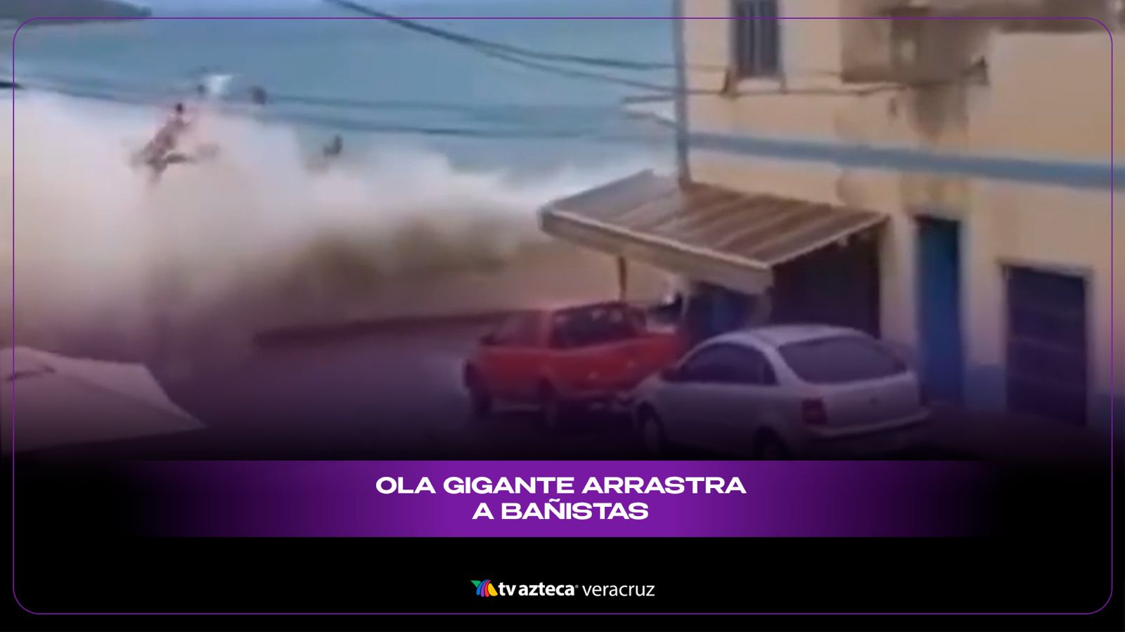 ¿Qué se sabe de la ola gigante que arrastró a bañistas? VIDEO