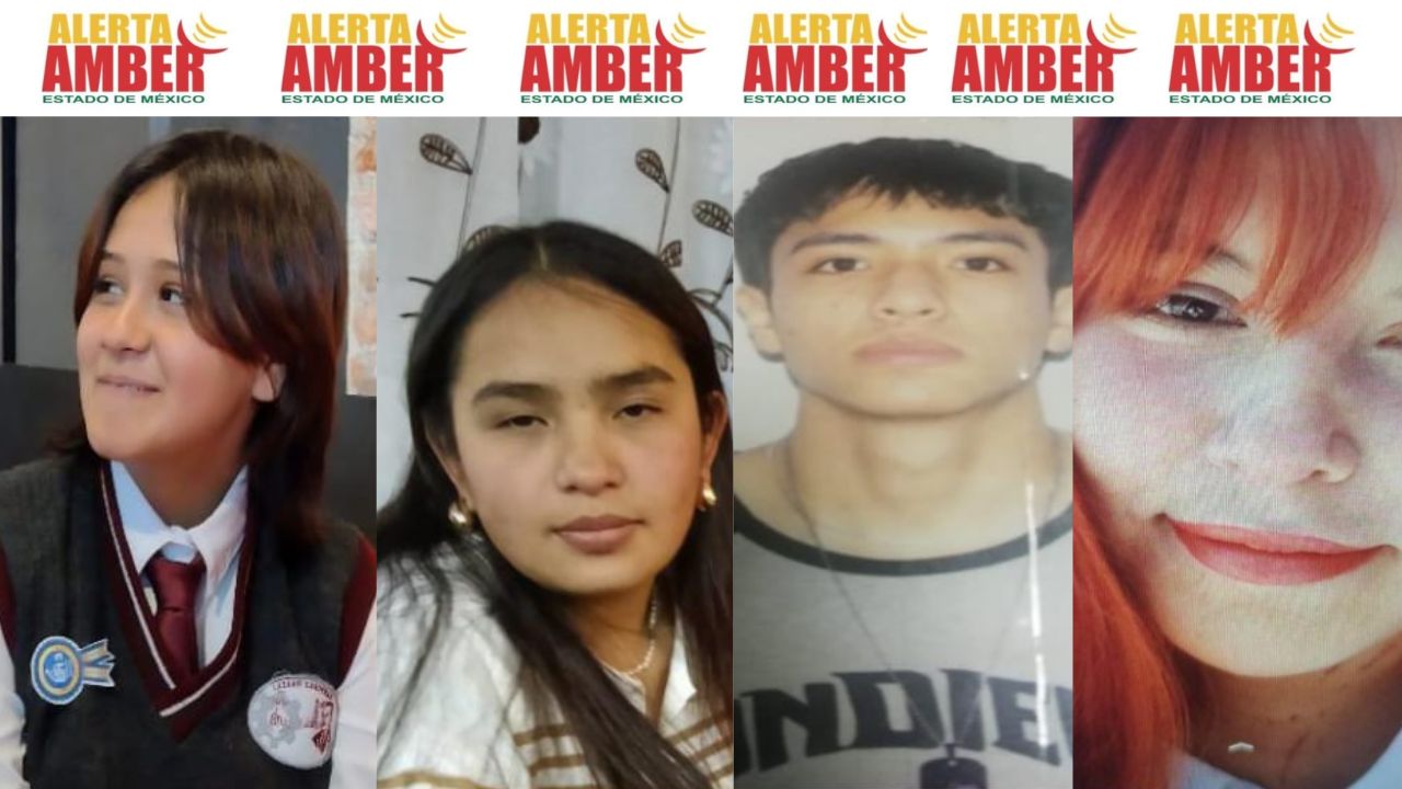 ALERTA AMBER: Desaparecen cuatro menores en el Edomex en Ecatepec y Naucalpan