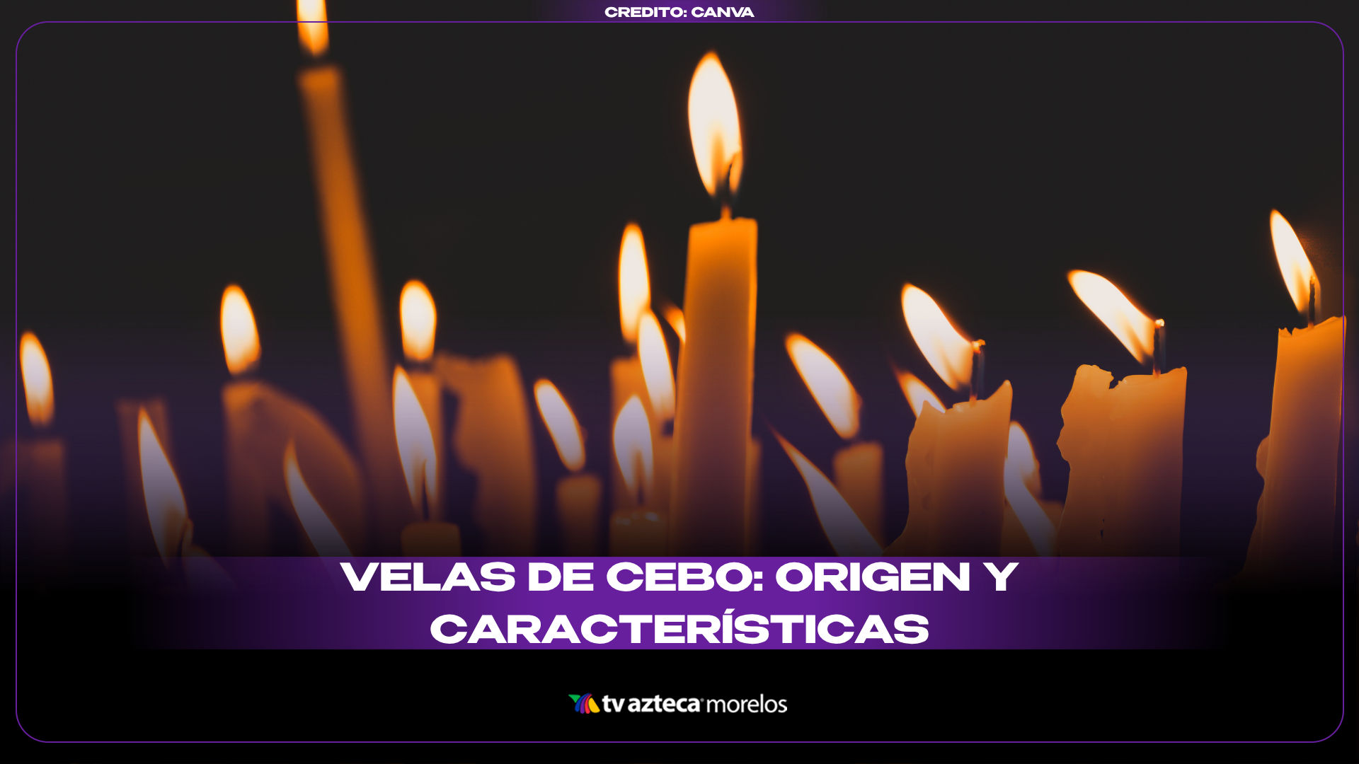 Velas de cebo: origen y características