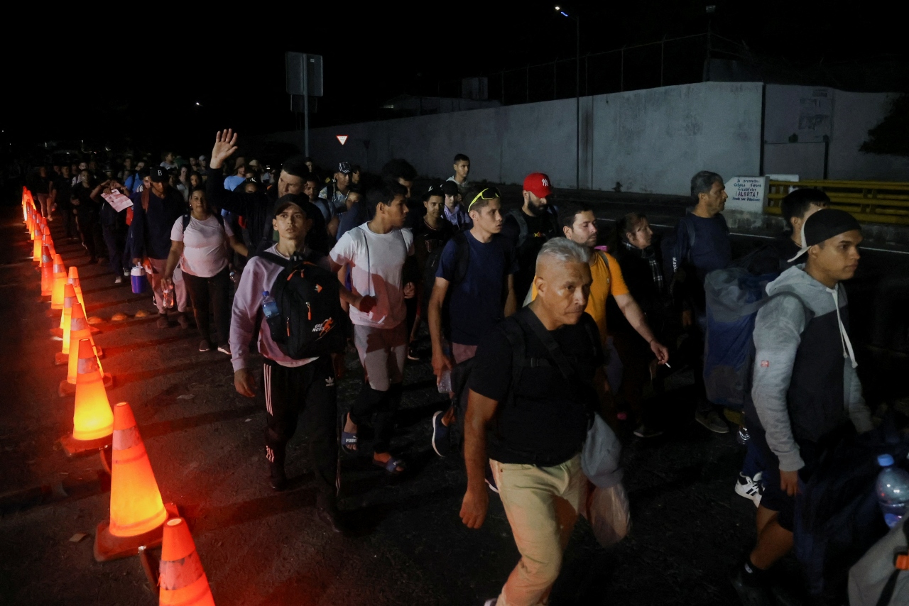 Nueva caravana migrante parte de Tapachula, con mil 500 migrantes que ...