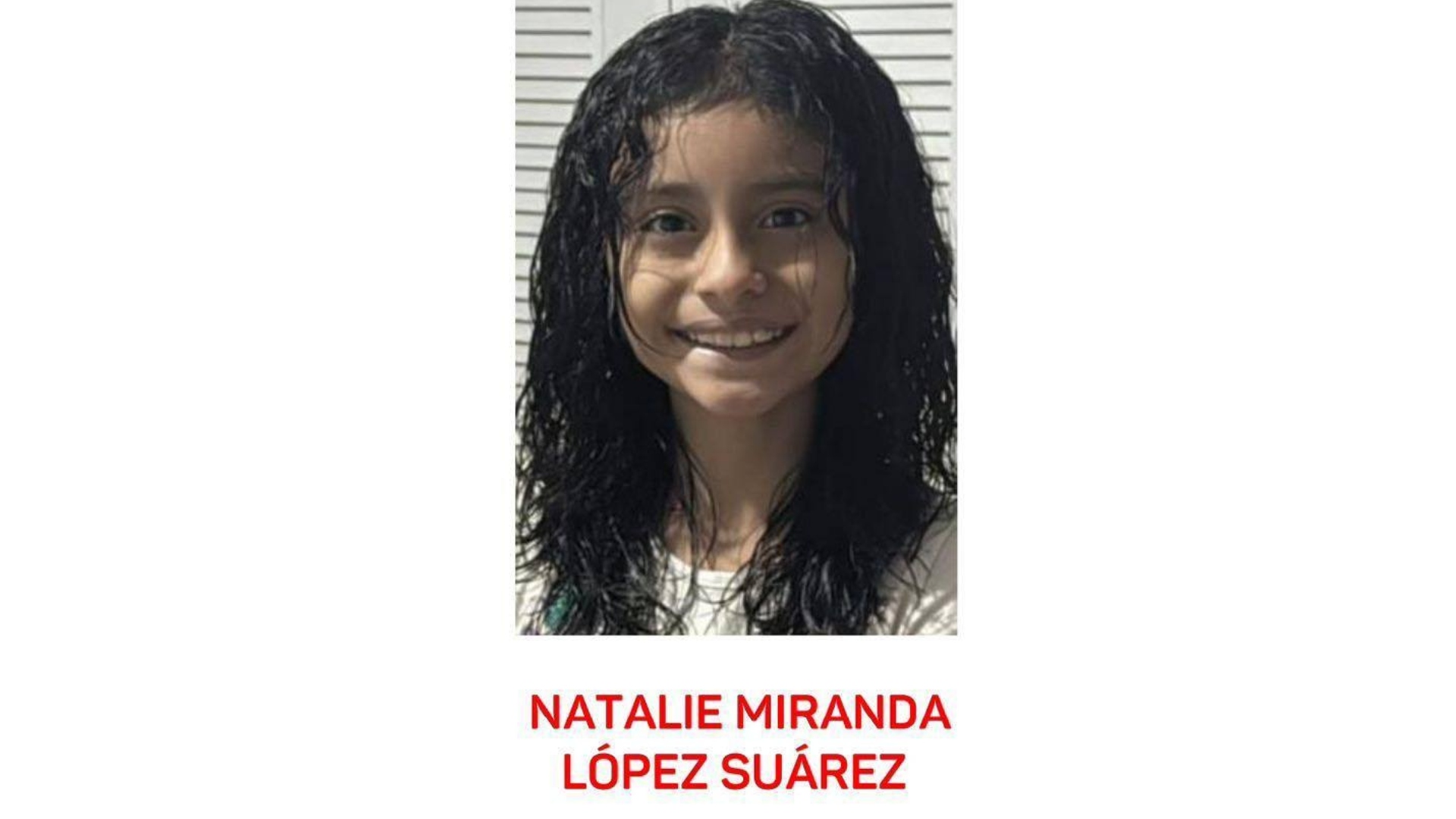 Desaparecidos en Mérida: ¿Dónde fue la última vez que vieron a la niña Natalie Miranda, de 9 ...