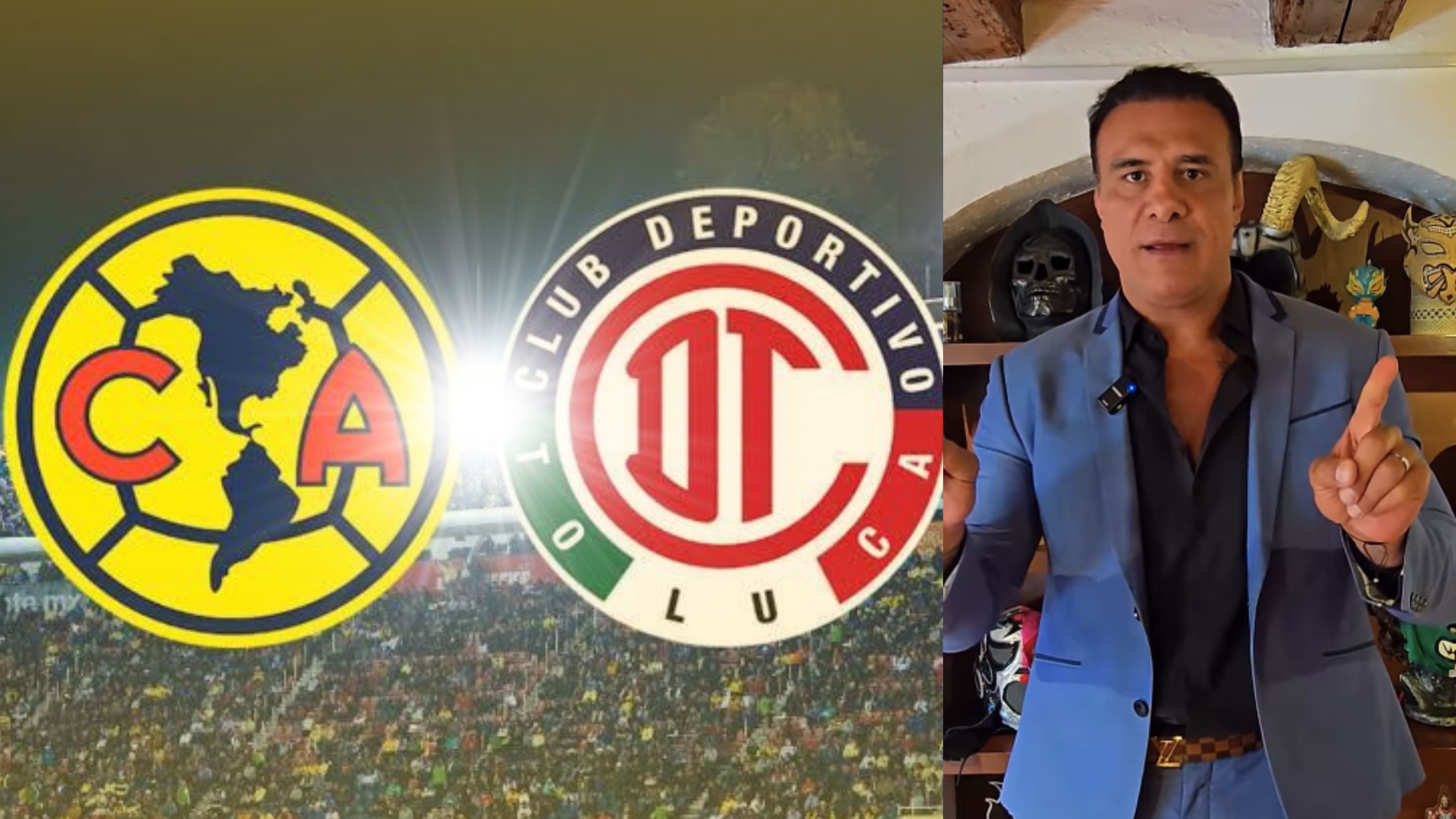 Luchador El Patrón Alberto da su pronóstico del América vs Toluca de ...