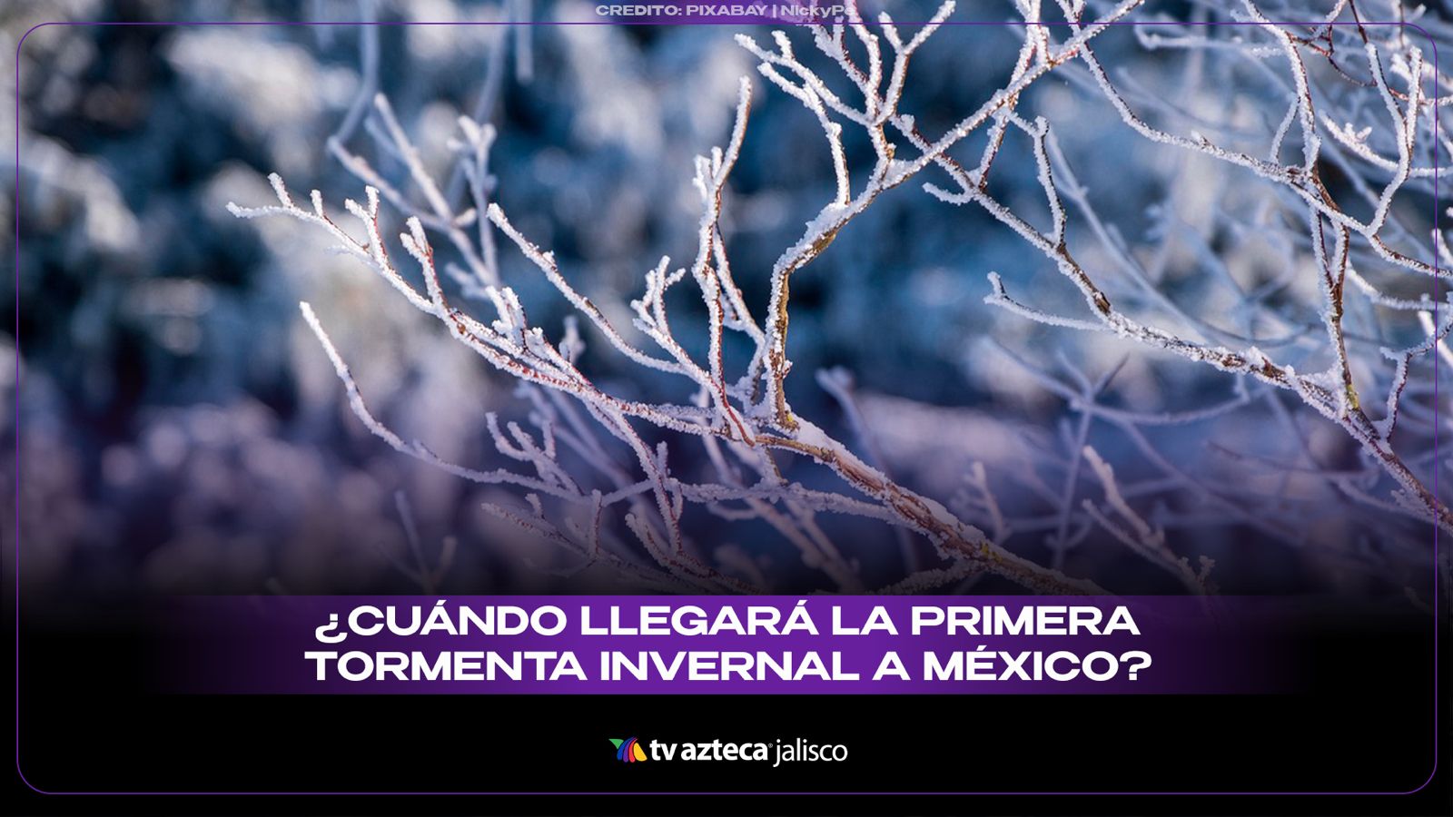 ¿Cuándo llegará la primera tormenta invernal a México este 2025?