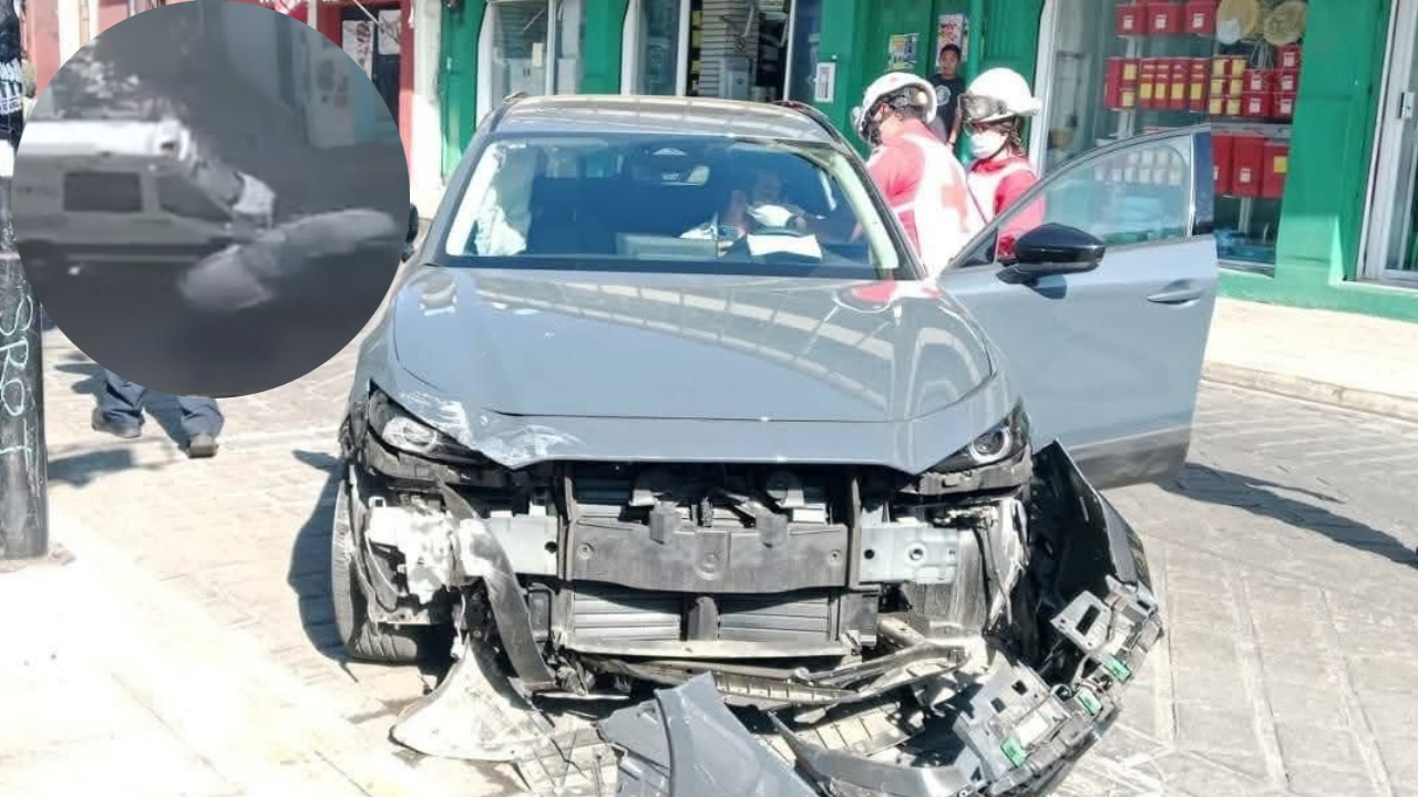 Camioneta se pasa el alto y provoca fuerte choque en Oaxaca: así fue el ...