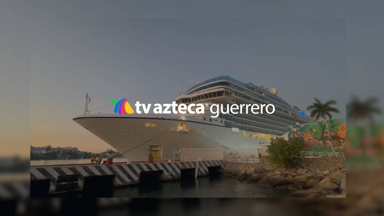 El crucero MS Vista llega al puerto de Acapulco, hoy 19 de enero 2025